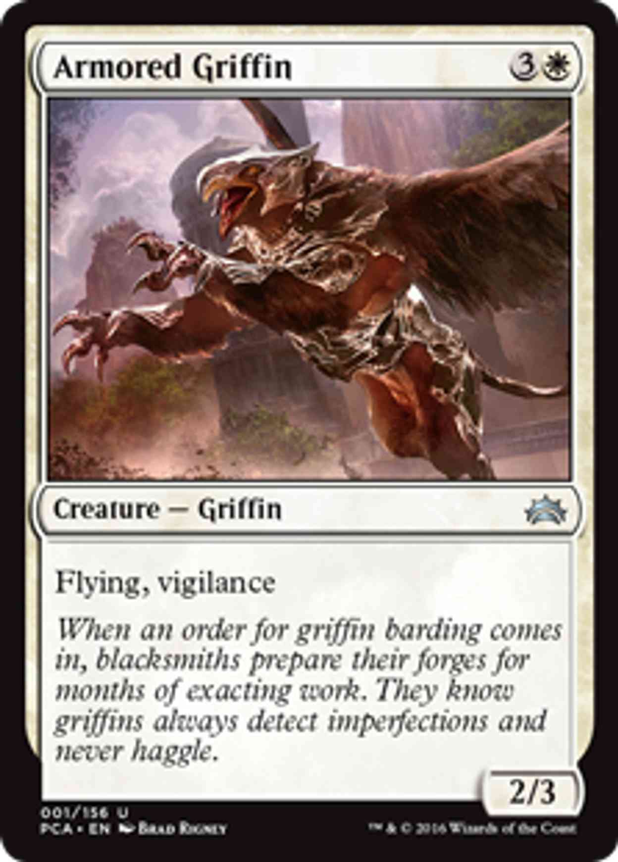 Armored Griffin Price from mtg Planechase Anthology