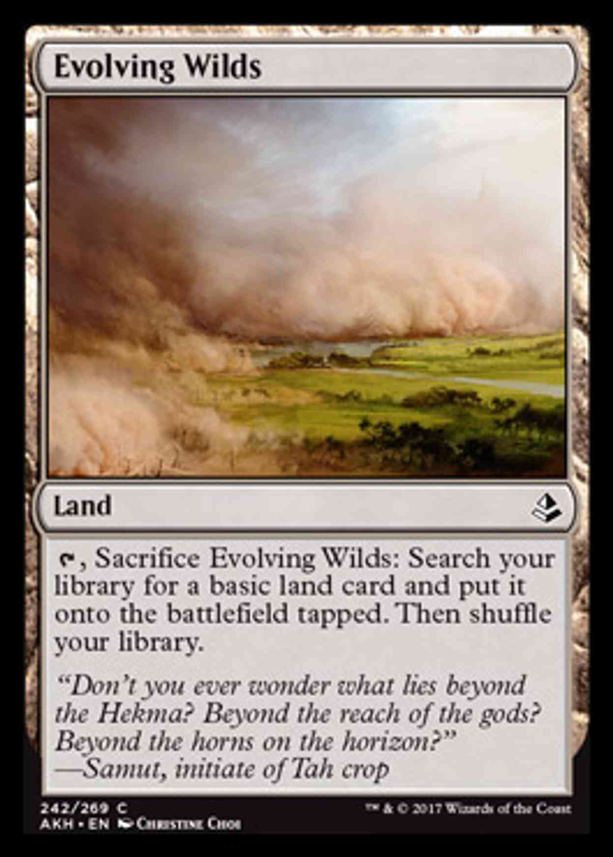 Evolving Wilds Price from mtg Amonkhet