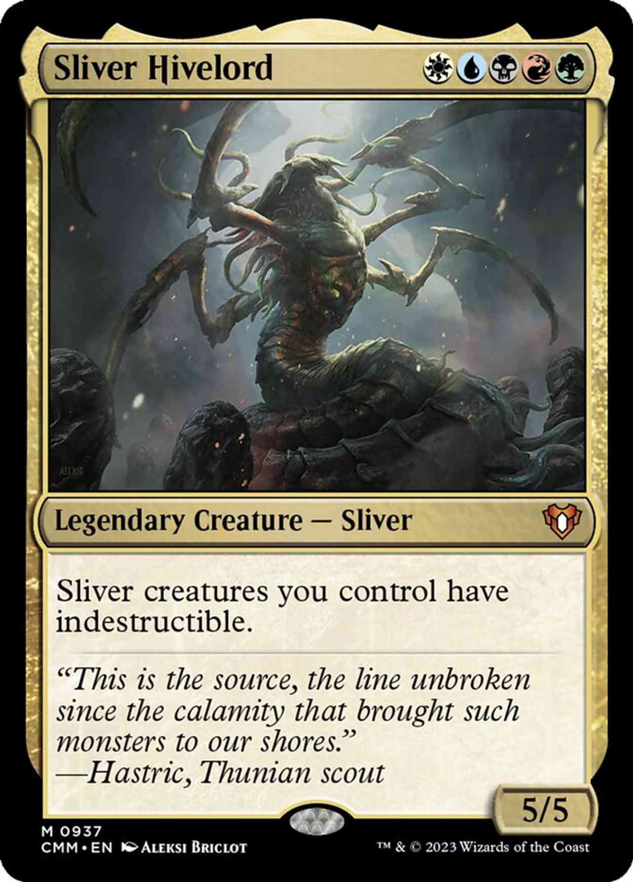 Sliver Hivelord Price from mtg Commander Masters