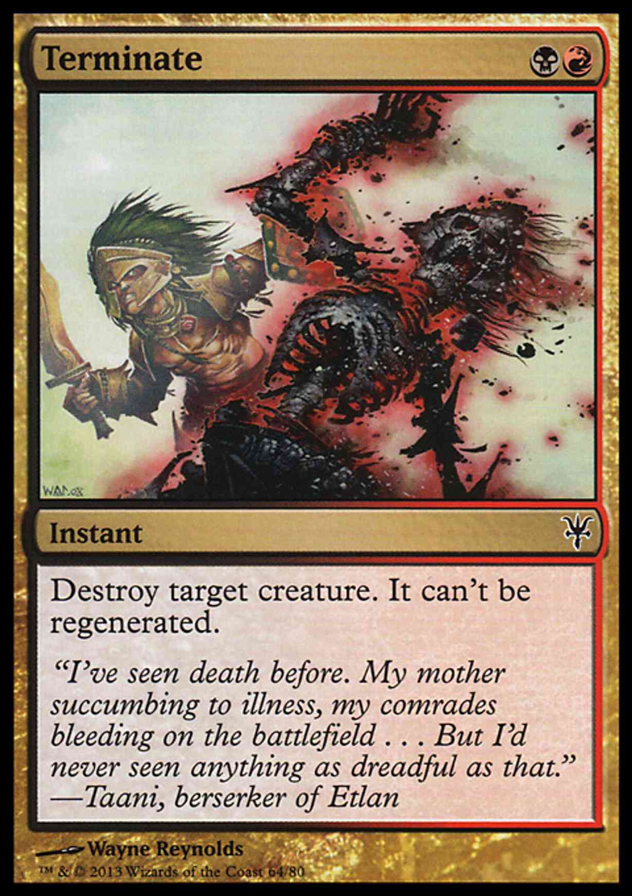 Terminate Price from mtg Duel Decks: Sorin vs. Tibalt