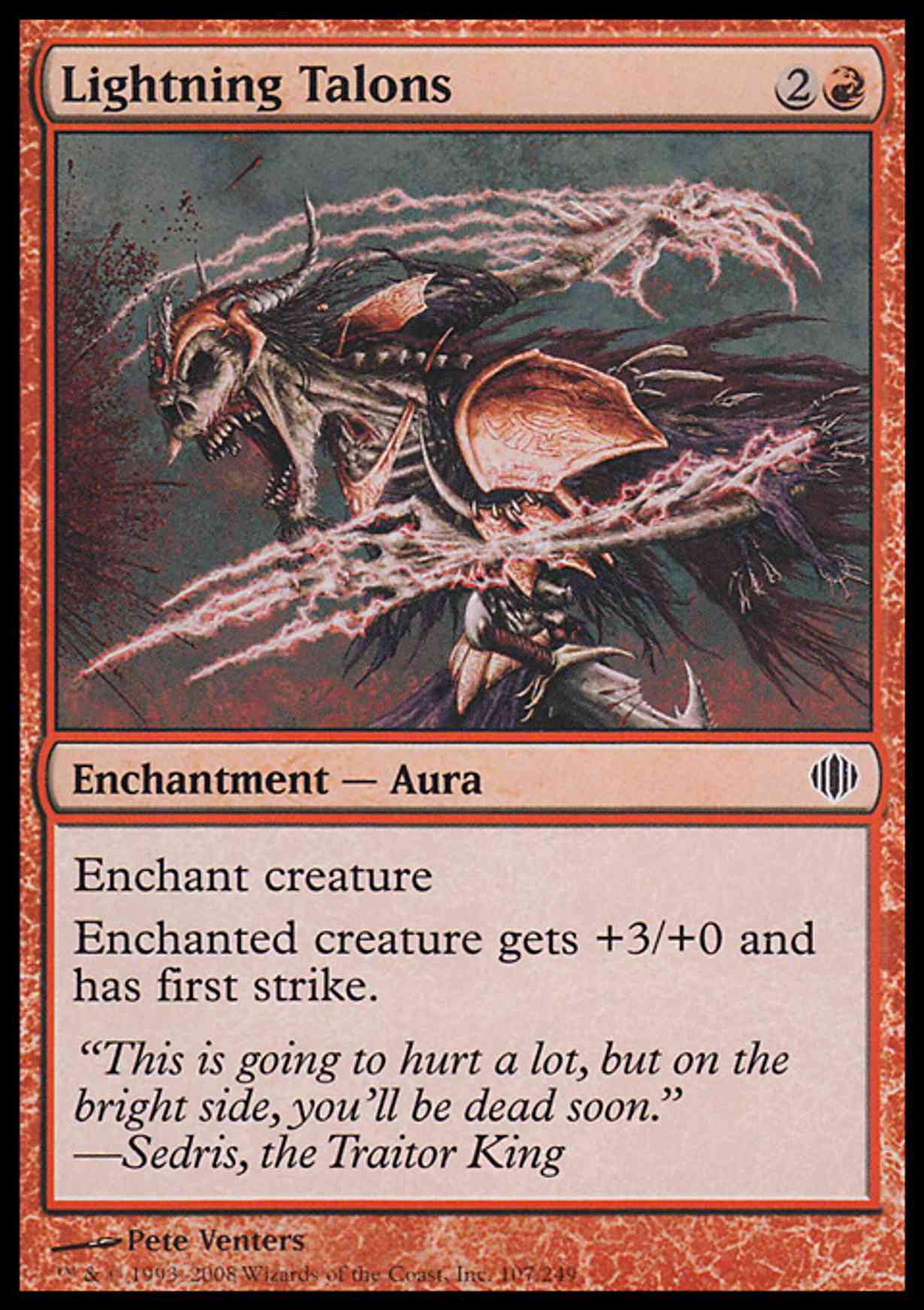 Lightning Talons Price from mtg Shards of Alara