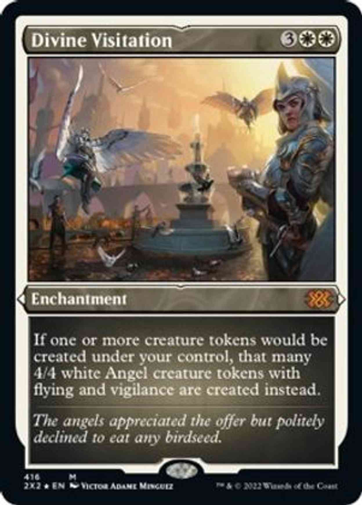 Divine Visitation (Foil Etched) Price from mtg Double Masters 2022