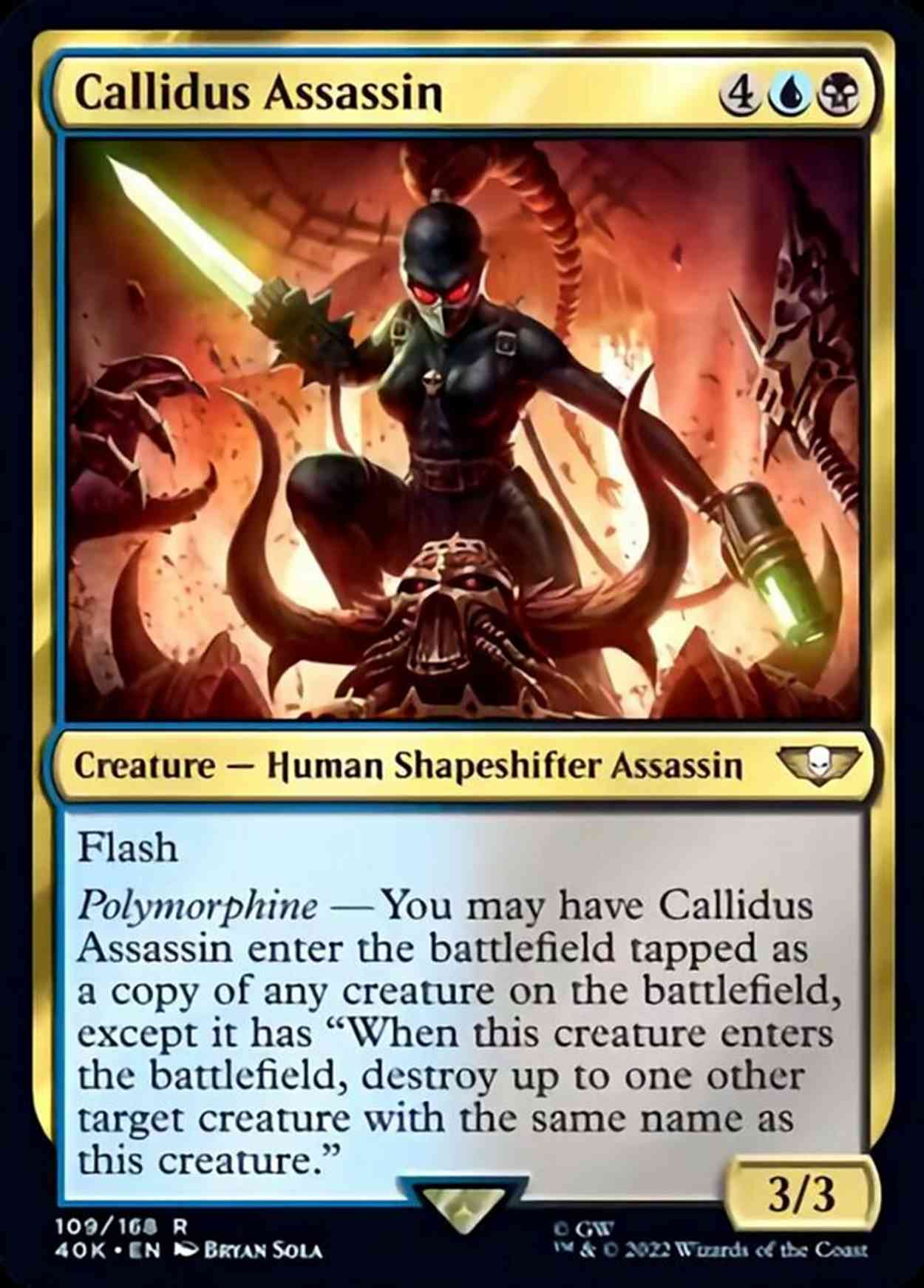 Callidus Assassin Price from mtg Warhammer 40,000