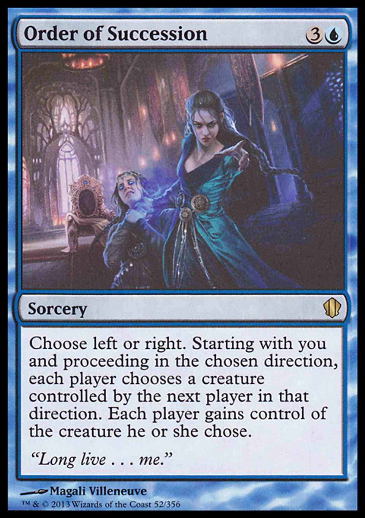 Order of Succession Price from mtg Commander 2013 Edition