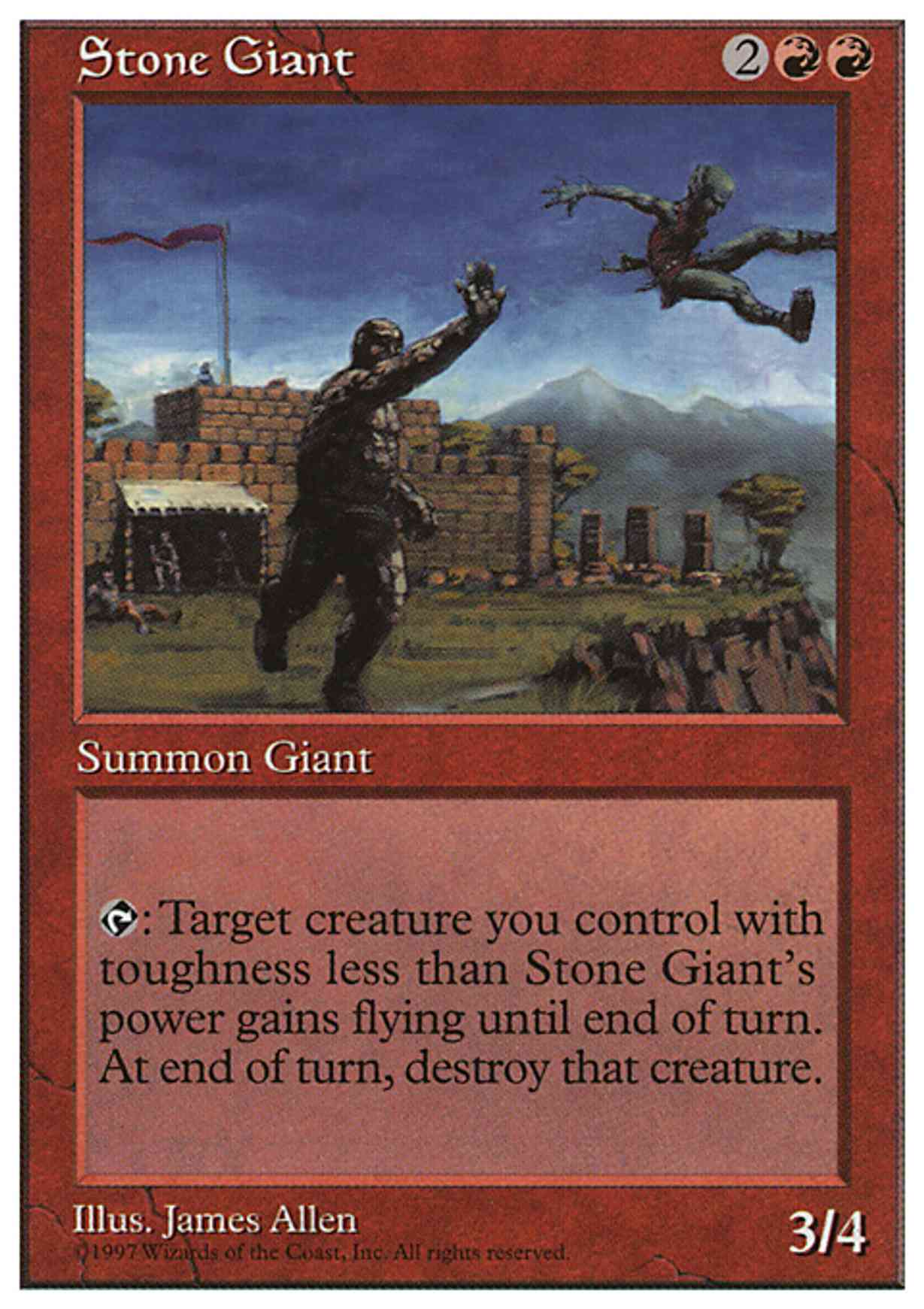 Stone Giant Price from mtg Fifth Edition