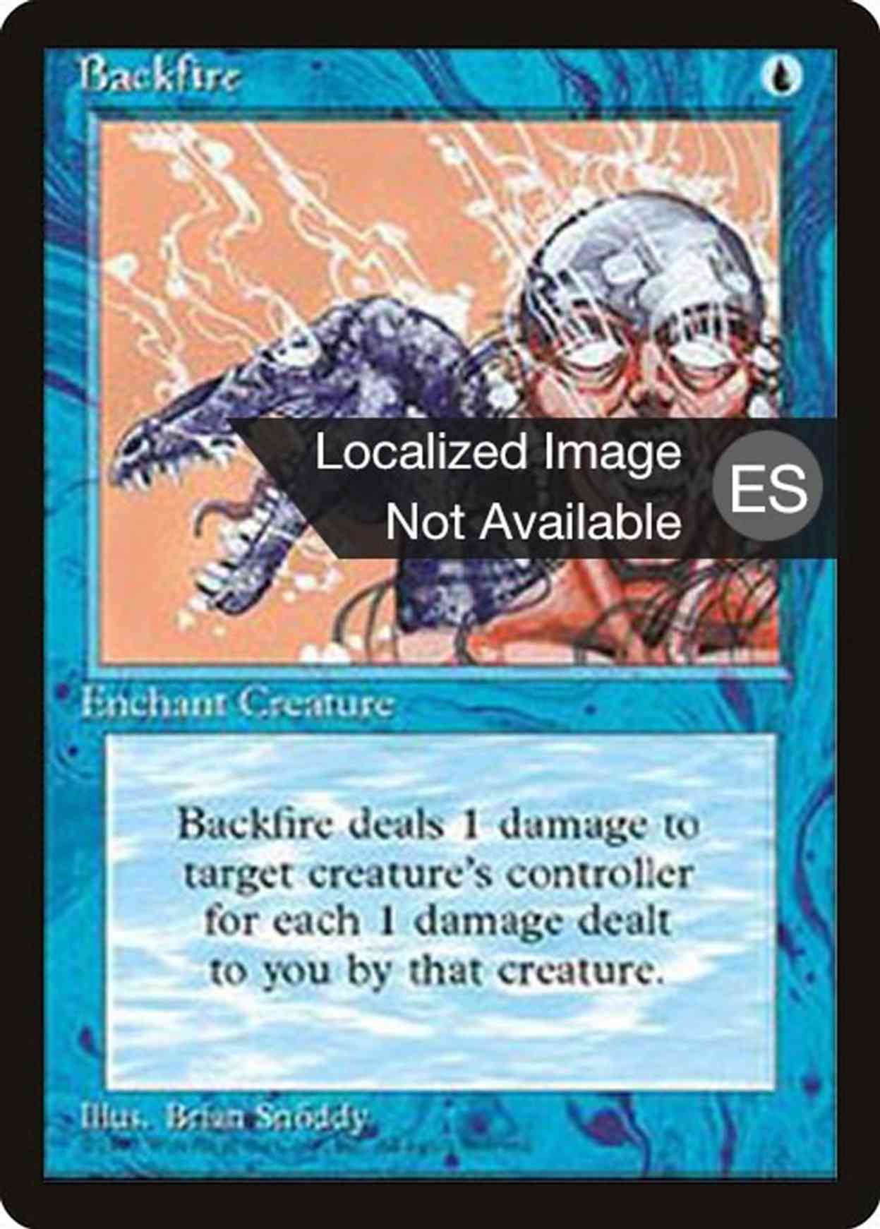 Backfire Price from mtg Fourth Edition (Foreign Black Border)