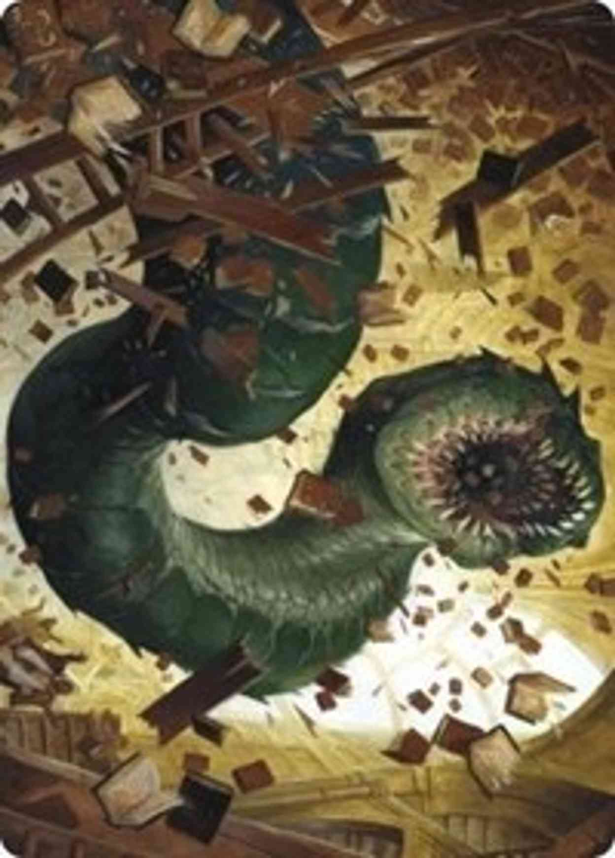 Bookwurm Art Card Price from mtg Strixhaven Art Series