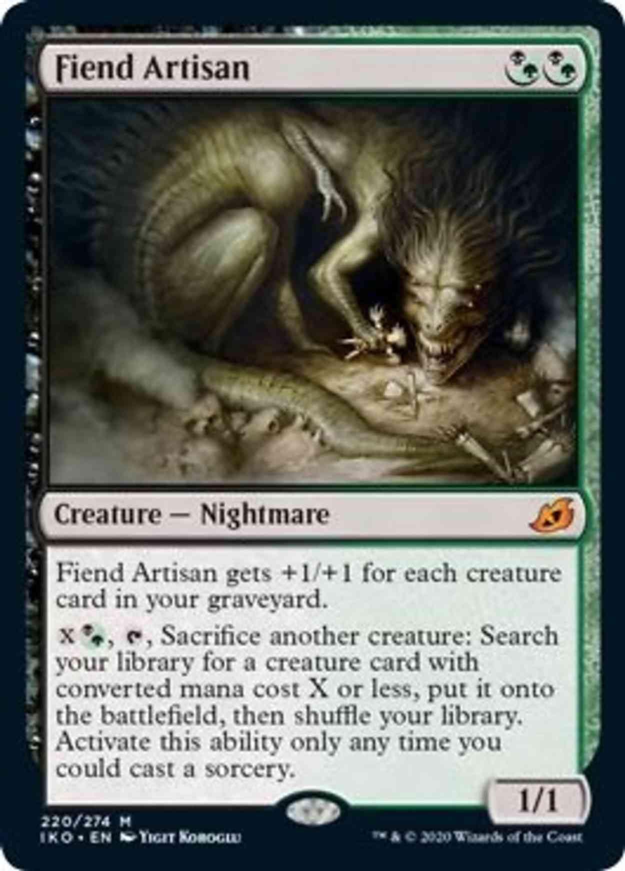 Fiend Artisan Price from mtg Ikoria: Lair of Behemoths