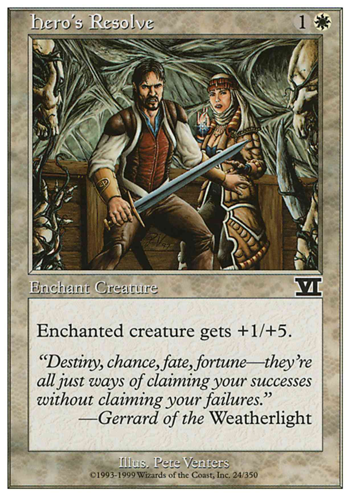 Hero's Resolve Price from mtg Classic Sixth Edition