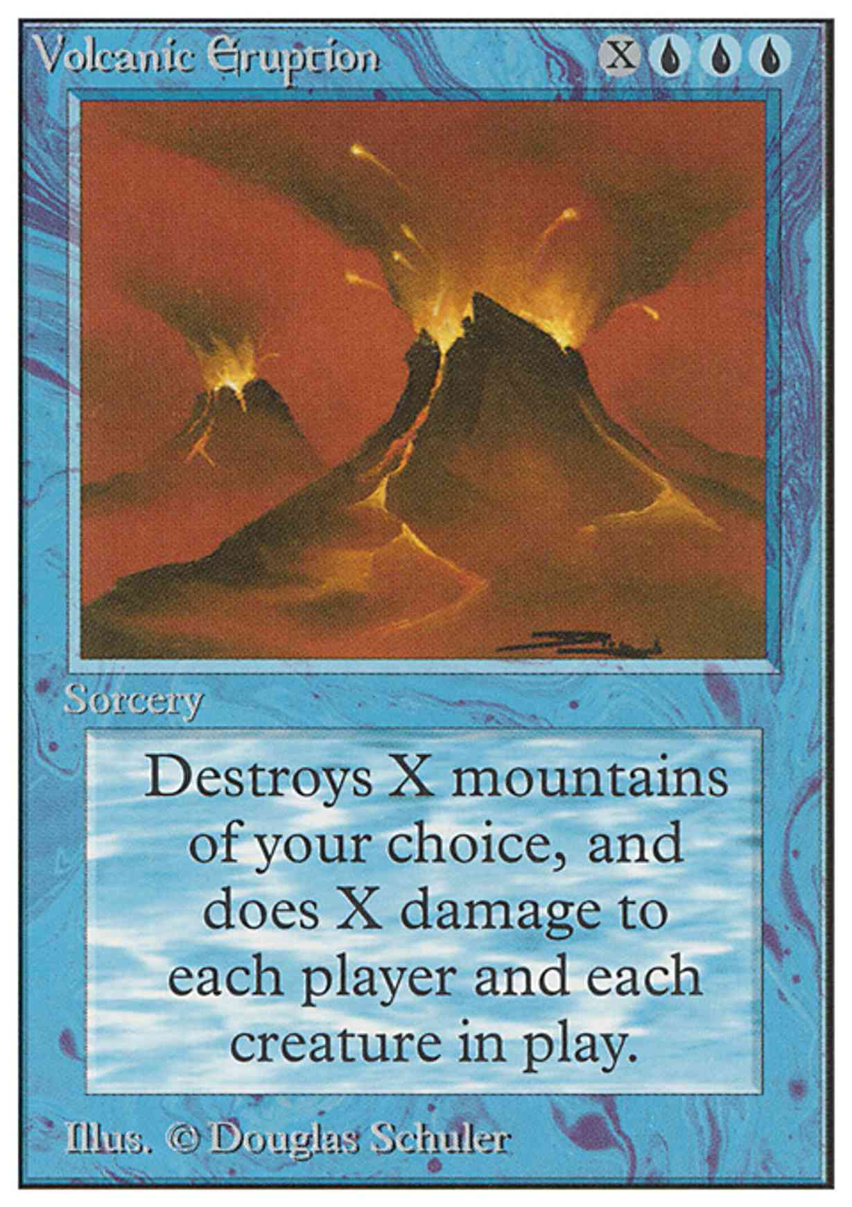 Volcanic Eruption Price from mtg Unlimited Edition