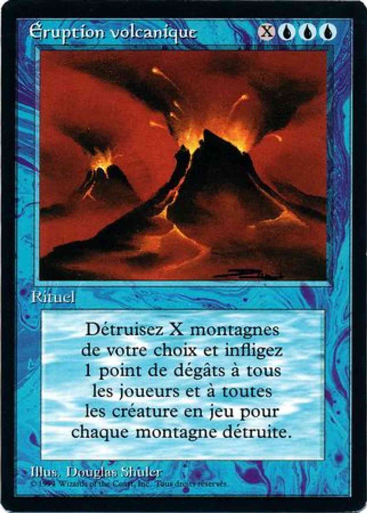 Volcanic Eruption Price from mtg Revised Edition (Foreign Black Border)