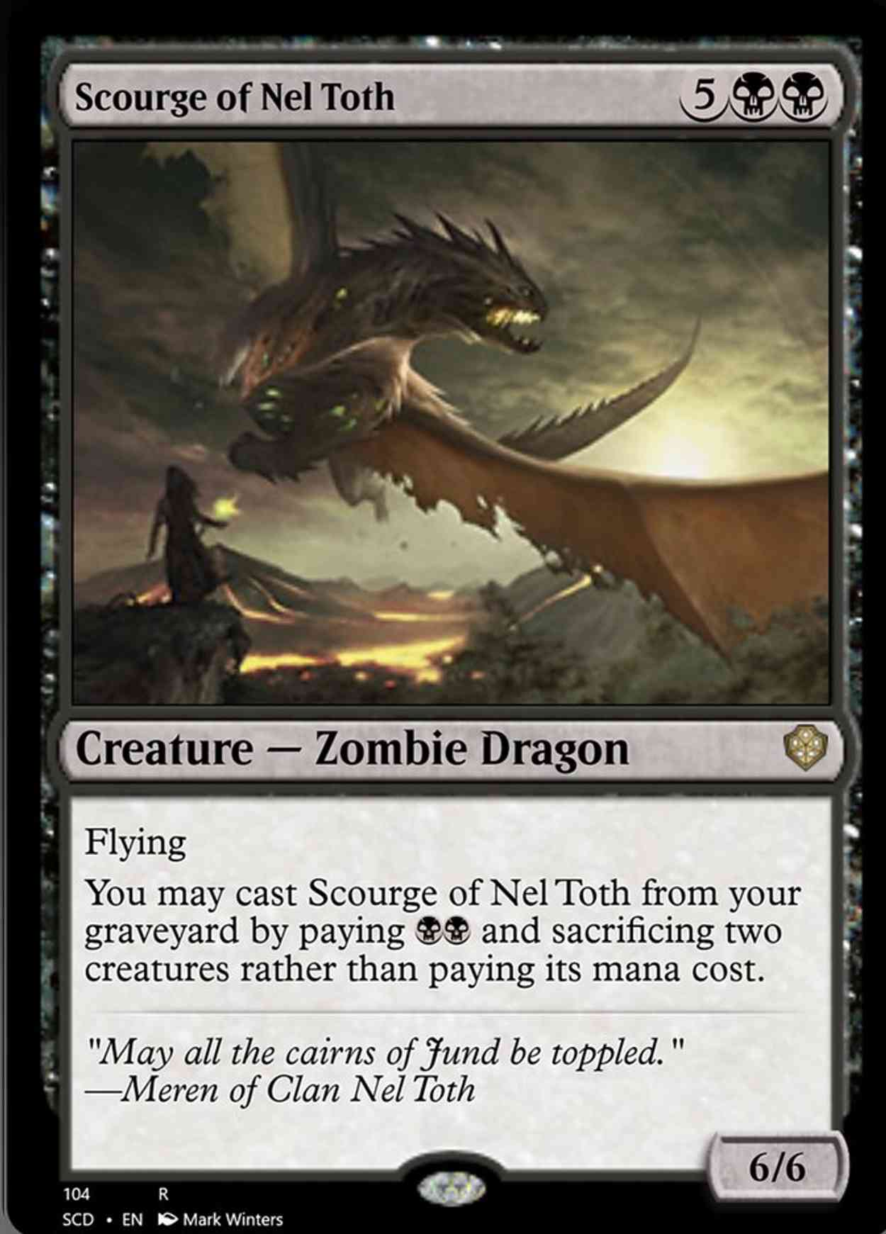 Scourge of Nel Toth Price from mtg Starter Commander Decks