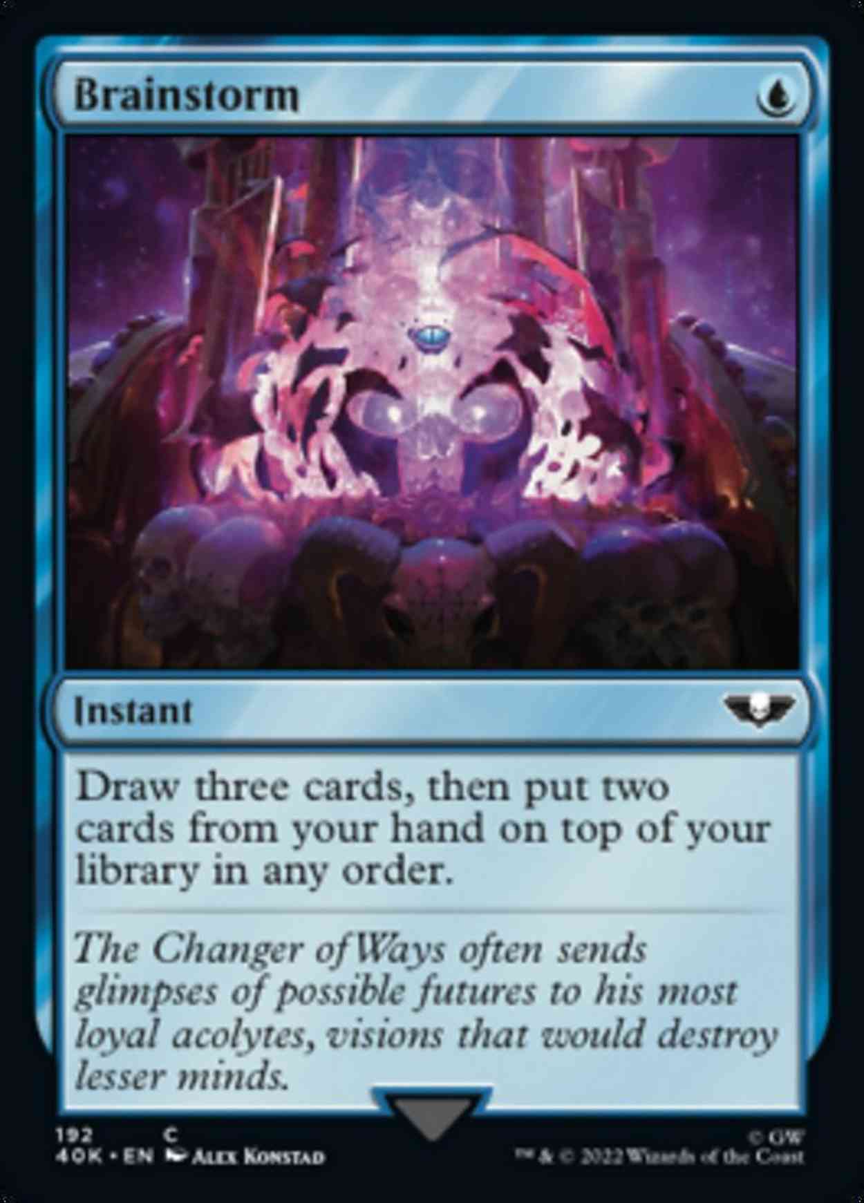 Brainstorm (Surge Foil) Price from mtg Warhammer 40,000