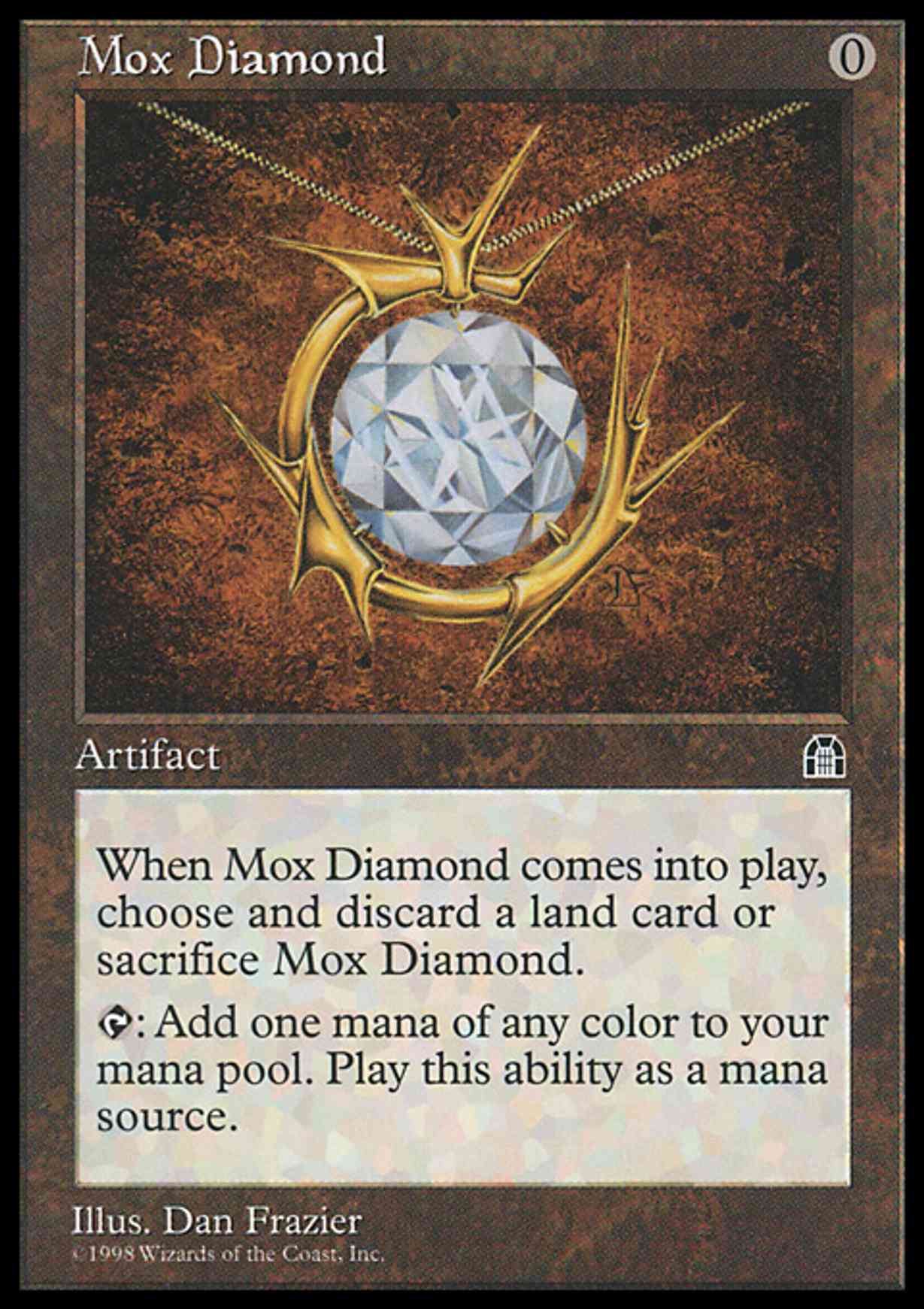 Mox Diamond Price from mtg Stronghold