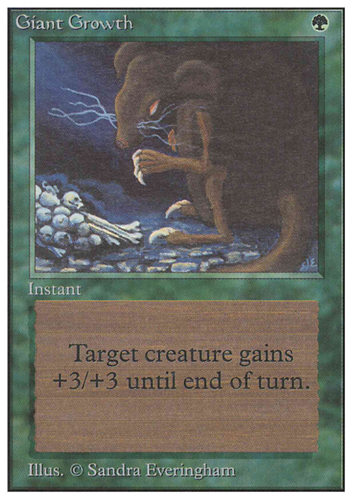 Giant Growth Price from mtg Unlimited Edition