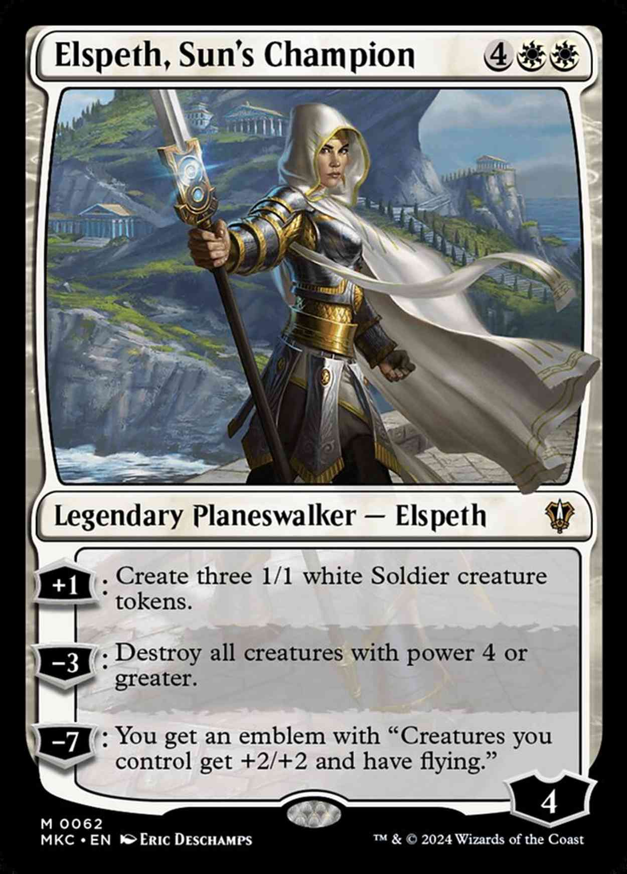 Elspeth, Sun's Champion Price from mtg Murders at Karlov Manor Commander