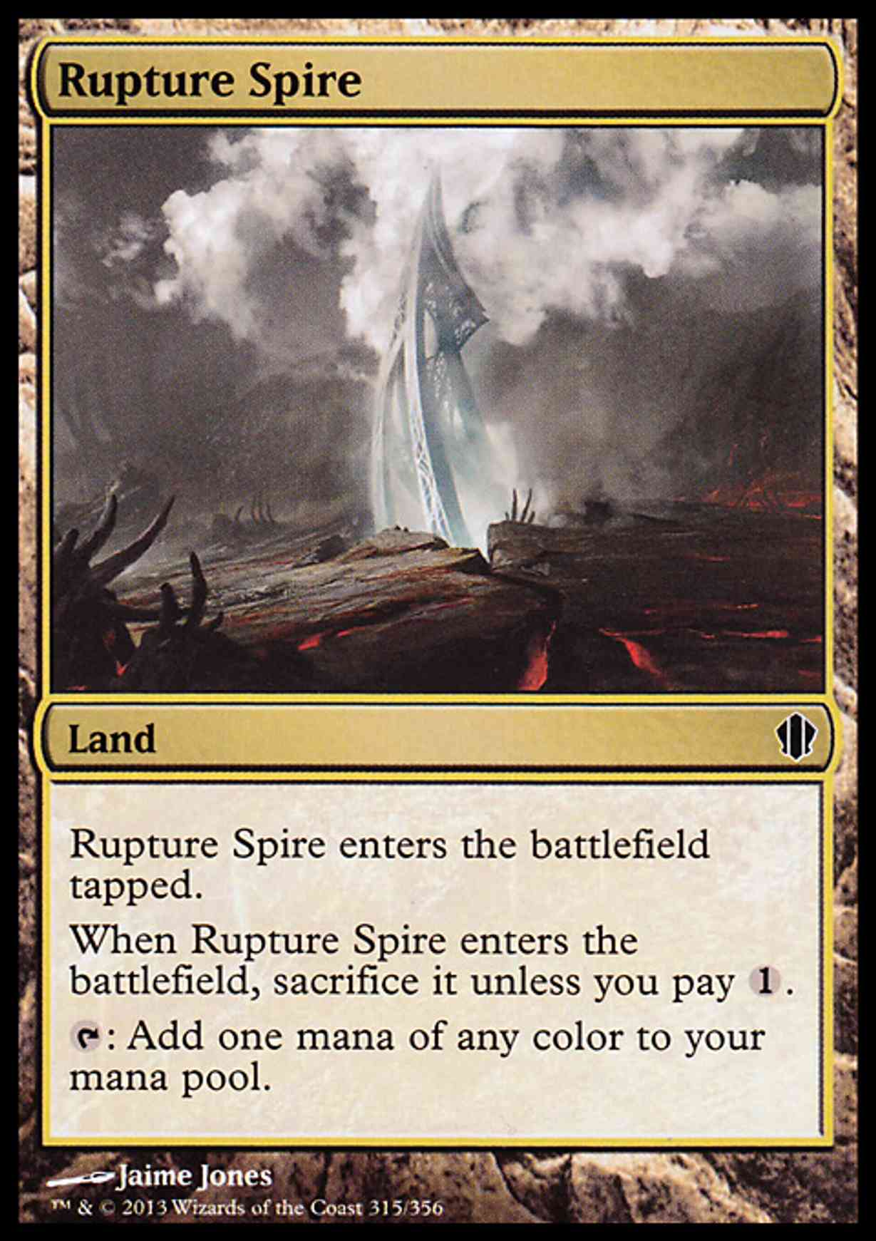 Rupture Spire Price from mtg Commander 2013 Edition
