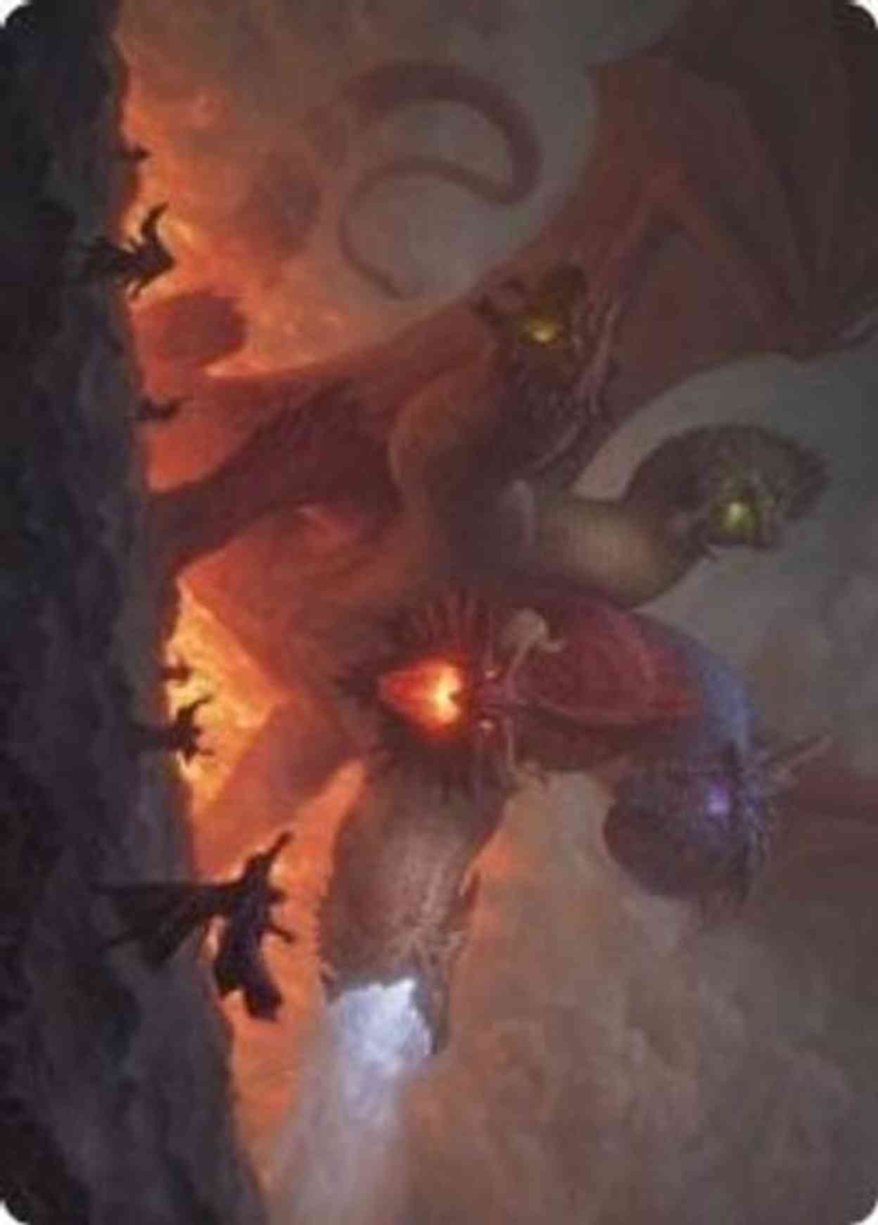 Tiamat Art Card Price from mtg Adventures in the Forgotten Realms Art ...