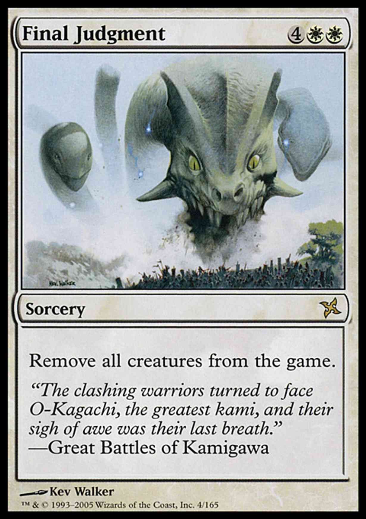 Final Judgment Price from mtg Betrayers of Kamigawa
