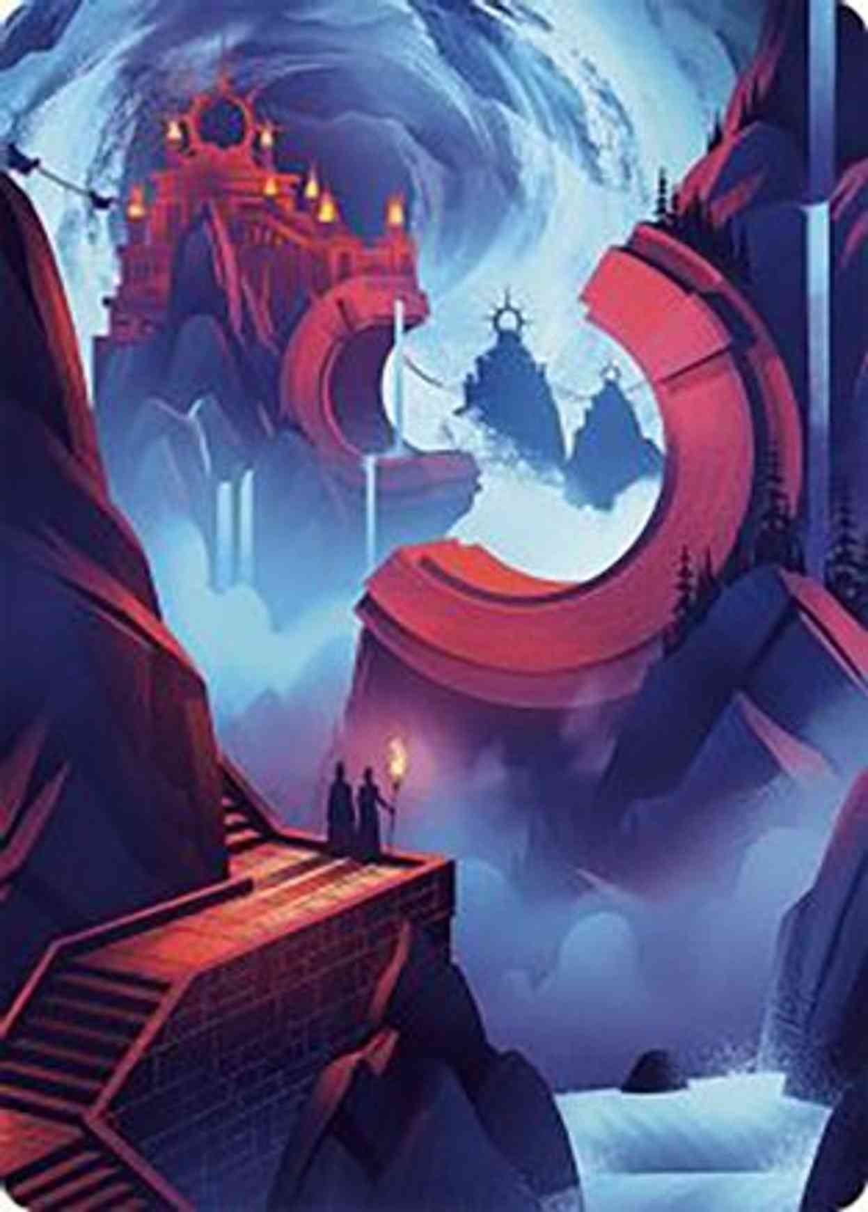 Mountain Art Card Price from mtg The Lost Caverns of Ixalan Art Series