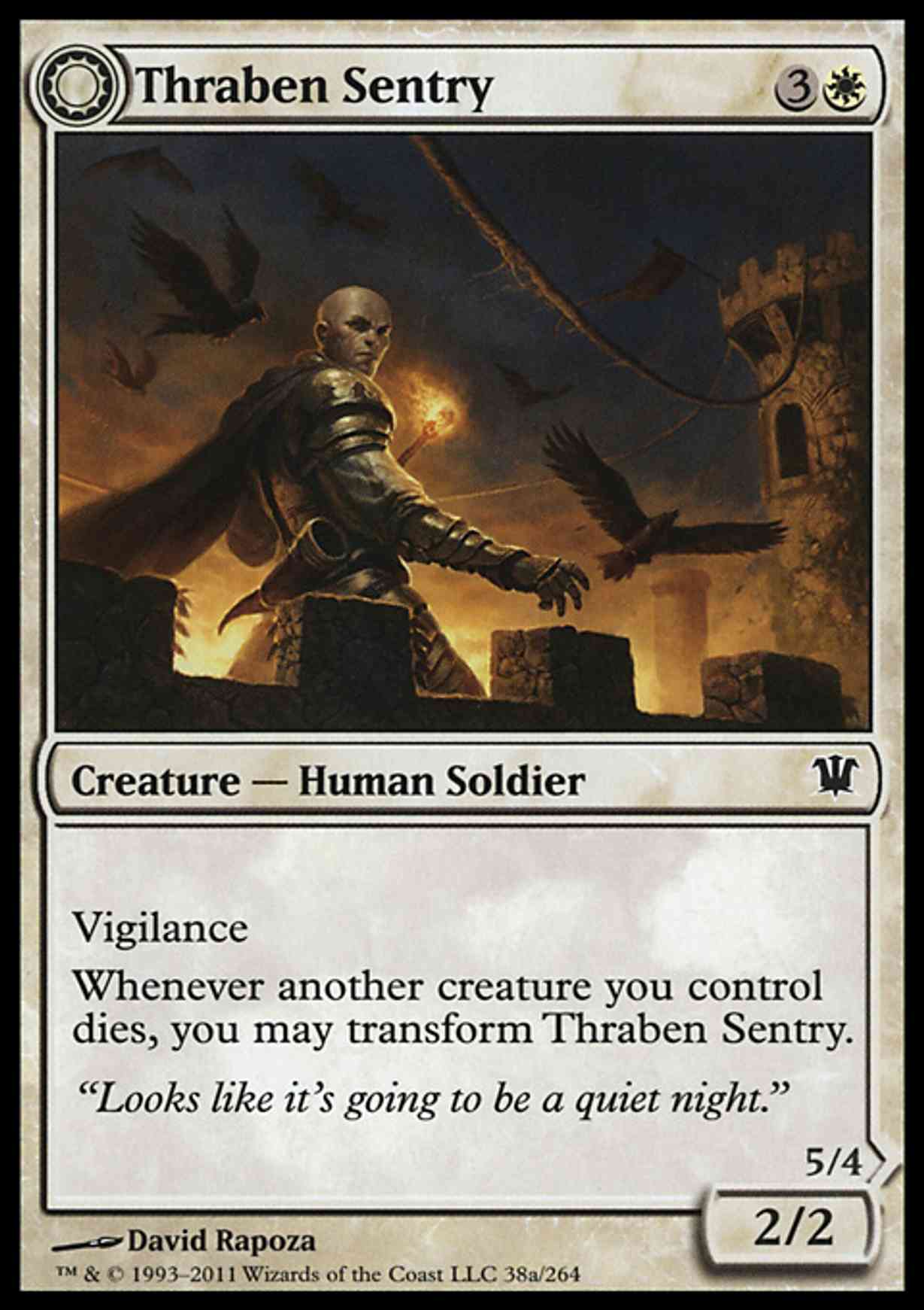 Thraben Sentry Price from mtg Innistrad