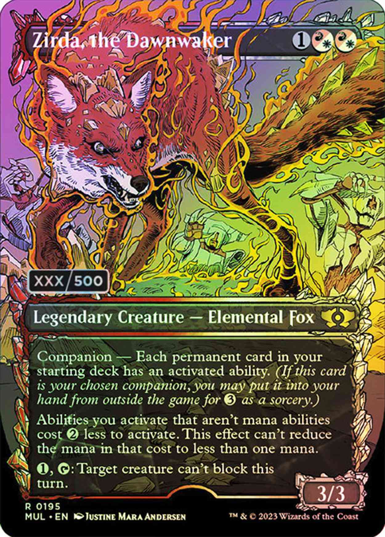 Zirda, the Dawnwaker (Serialized) Price from mtg Multiverse Legends