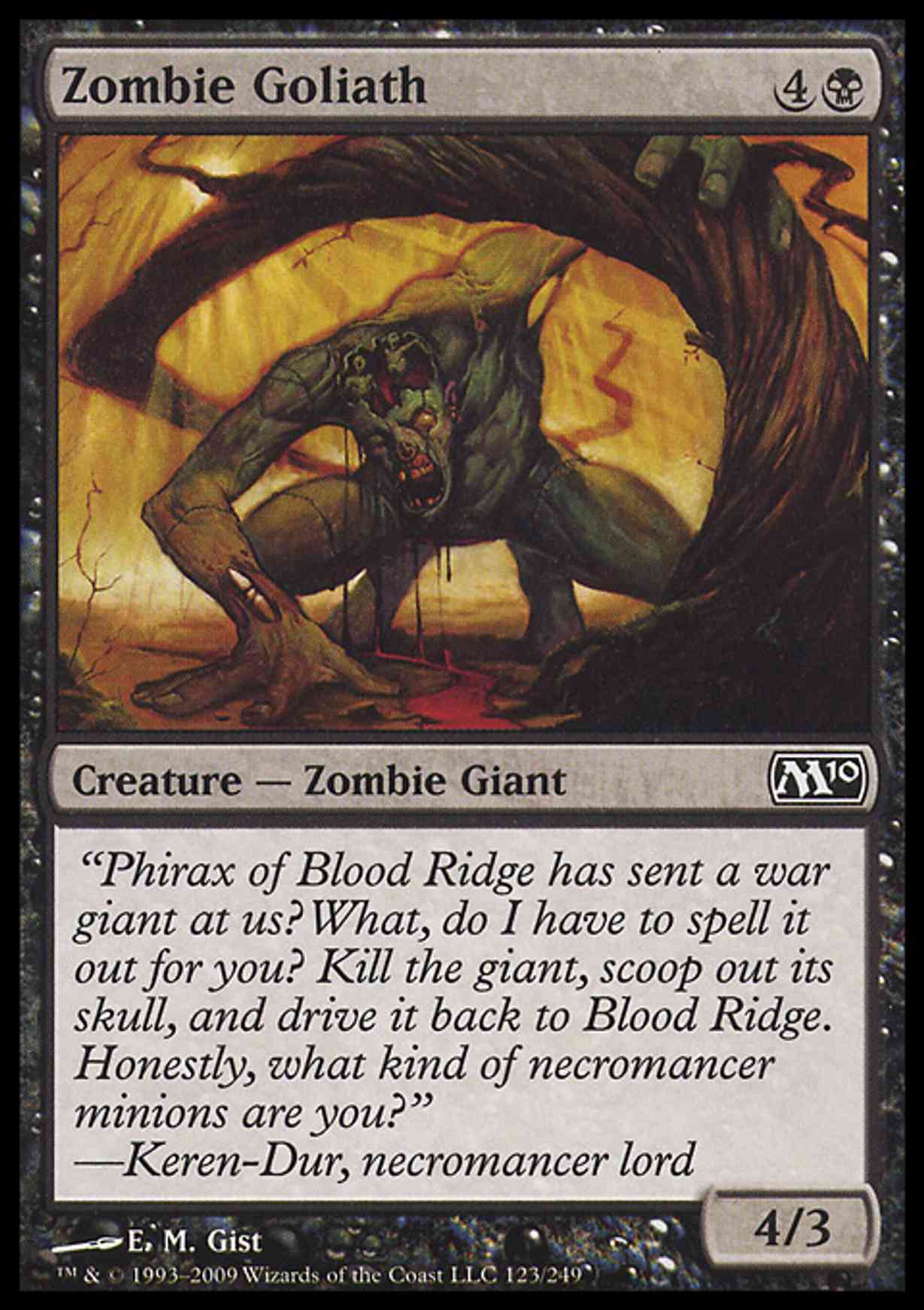 Zombie Goliath Price from mtg Magic 2010