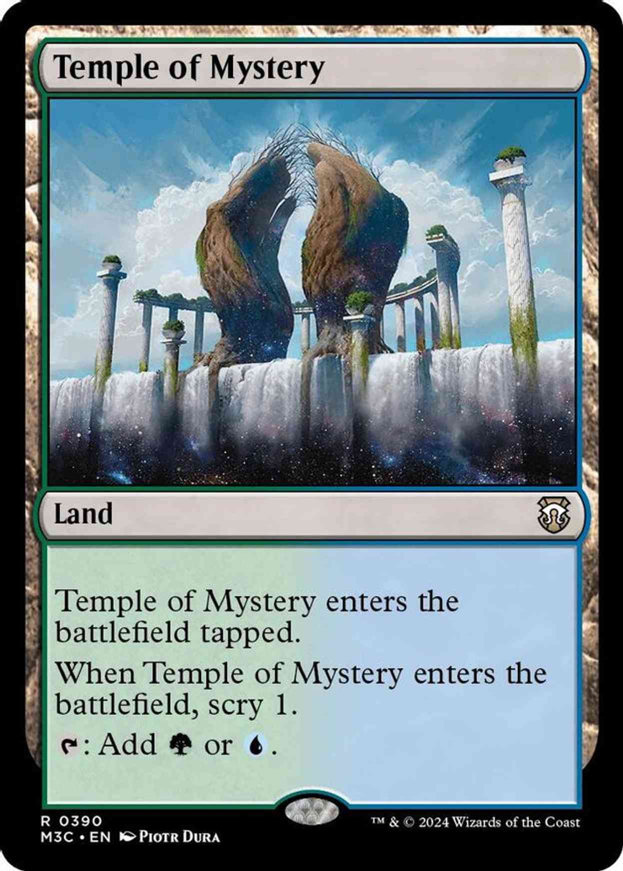 Temple of Mystery (Ripple Foil) Price from mtg Modern Horizons 3 Commander