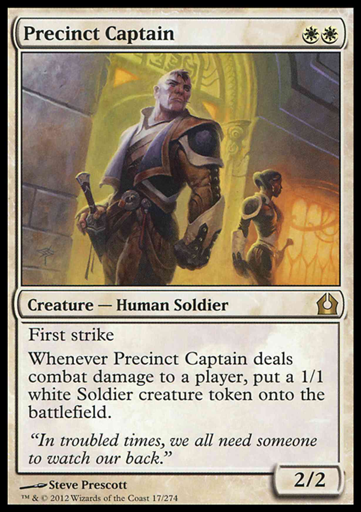 Precinct Captain Price from mtg Return to Ravnica