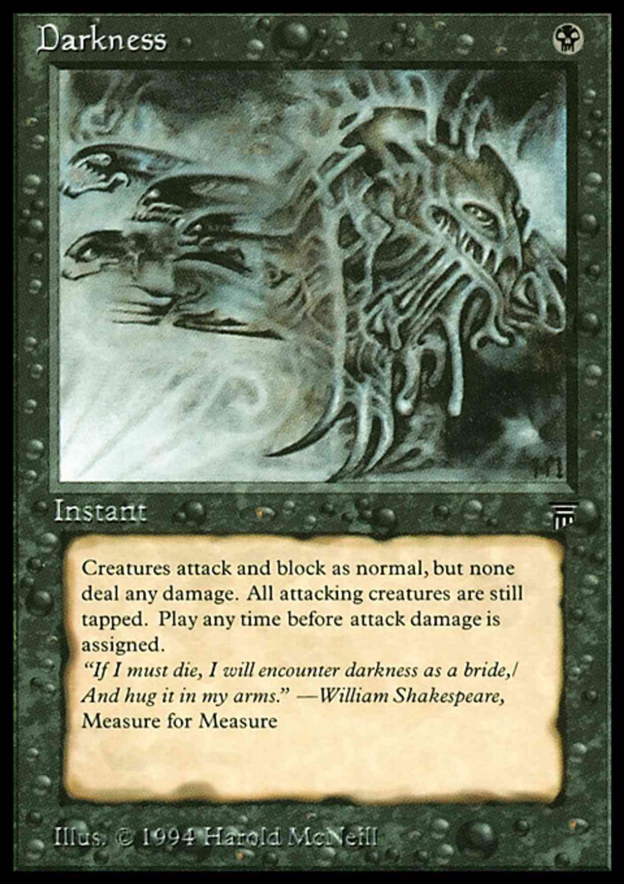 Darkness Price from mtg Legends