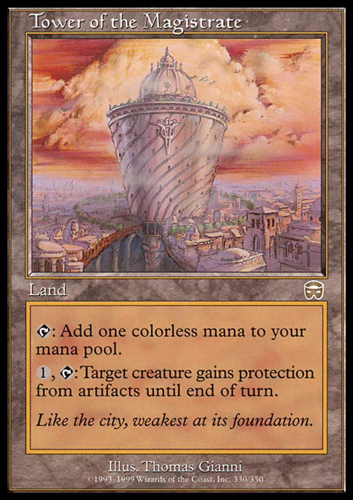 Tower of the Magistrate Price from mtg Mercadian Masques