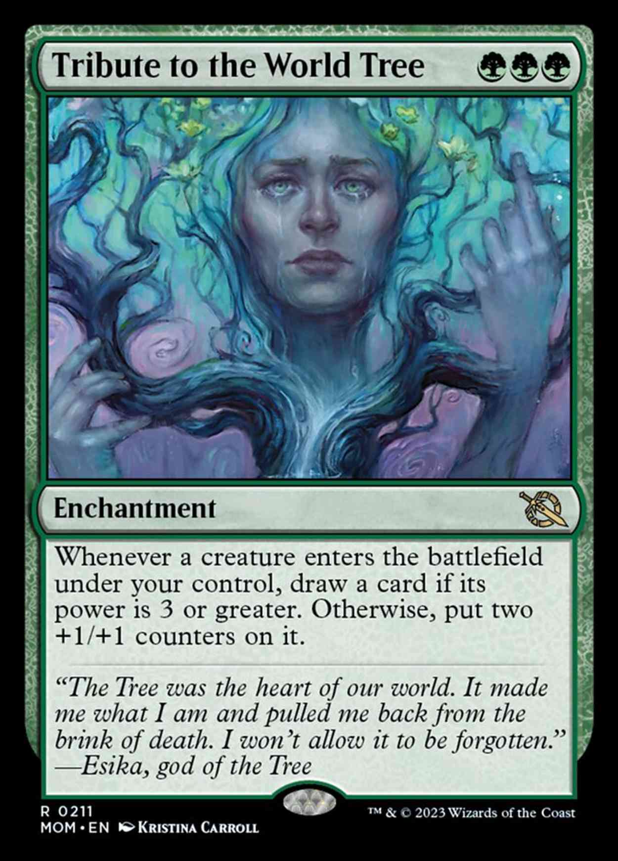 Tribute to the World Tree Price from mtg March of the Machine