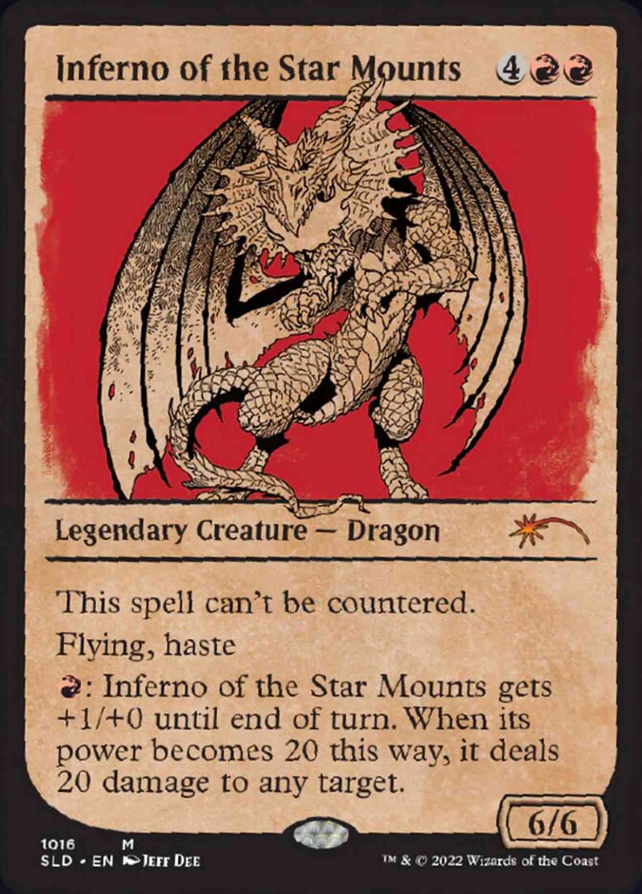 Inferno of the Star Mounts (Showcase) Price from mtg Secret Lair Drop ...