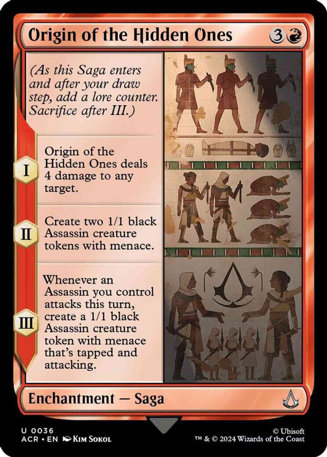 Origin of the Hidden Ones Price from mtg Universes Beyond: Assassin's Creed