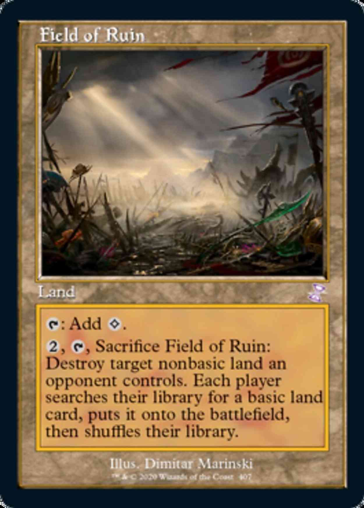 Field of Ruin Price from mtg Time Spiral Remastered