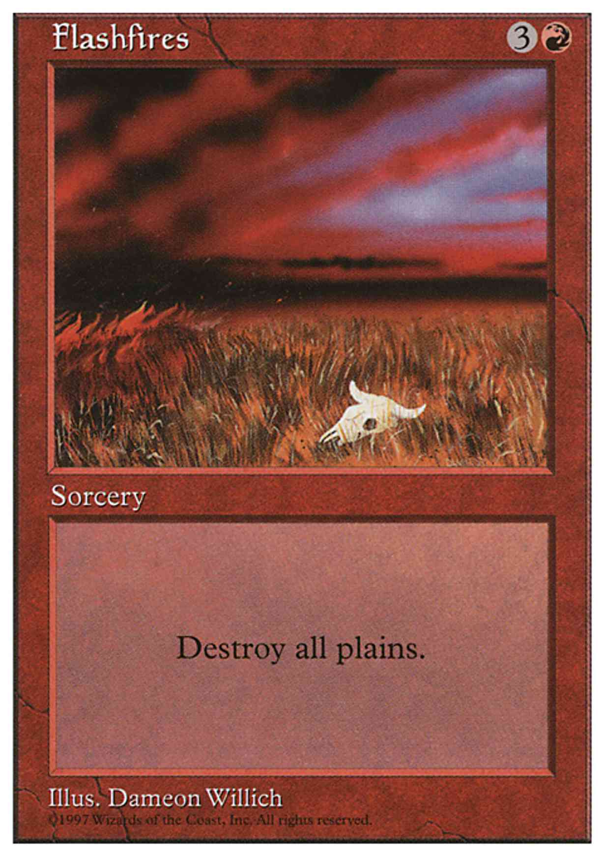 Flashfires Price from mtg Fifth Edition