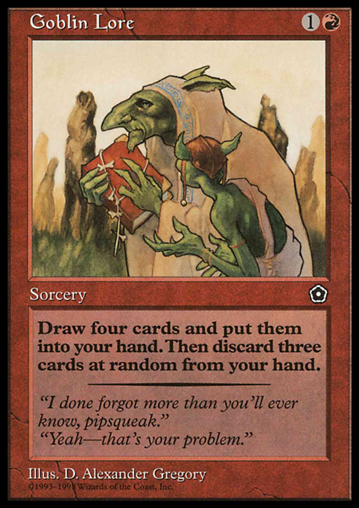 Goblin Lore Price from mtg Portal Second Age