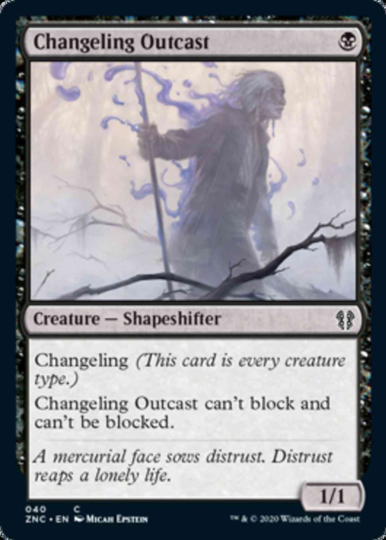 Changeling Outcast Price from mtg Commander: Zendikar Rising
