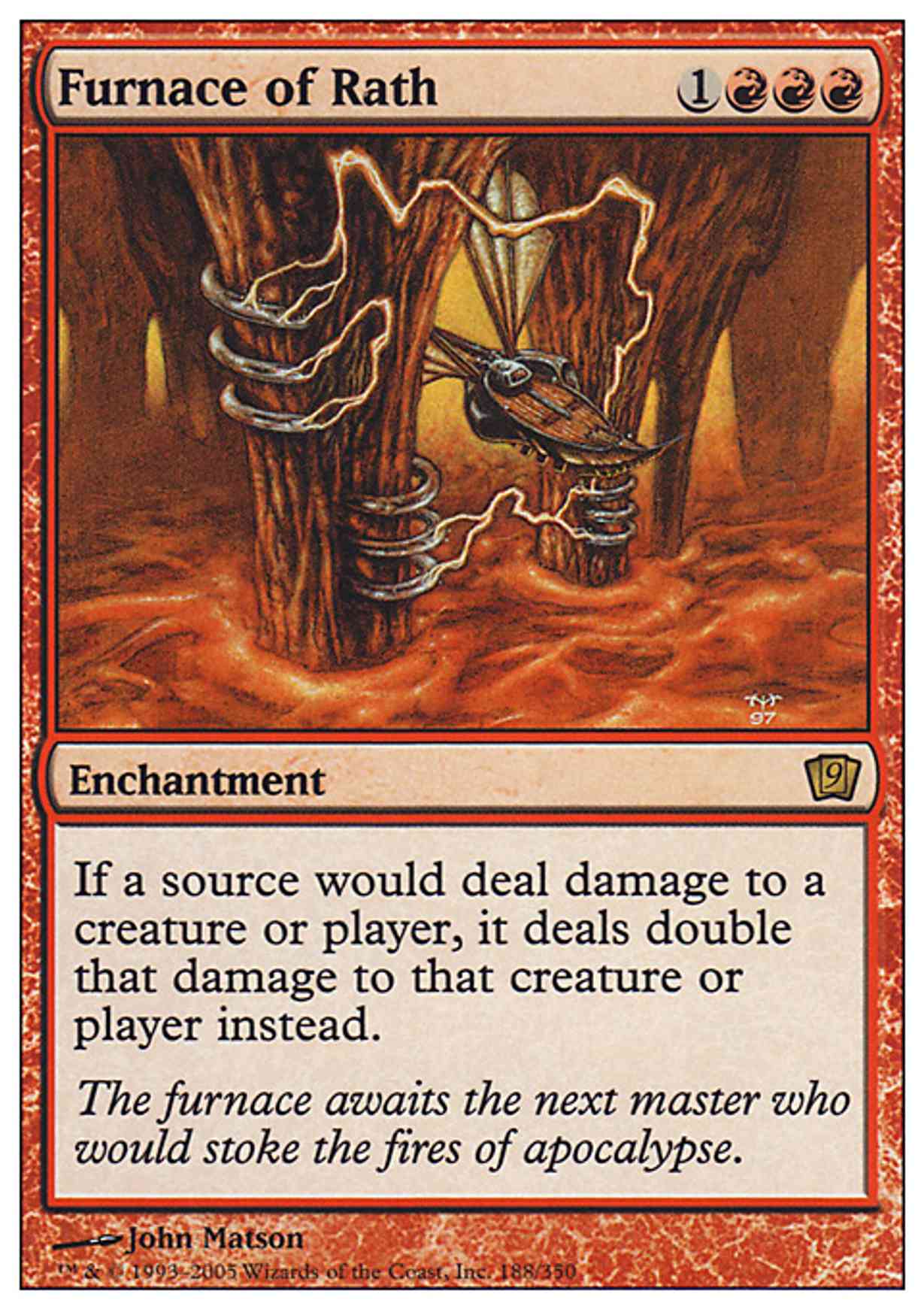 Furnace of Rath Price from mtg Ninth Edition