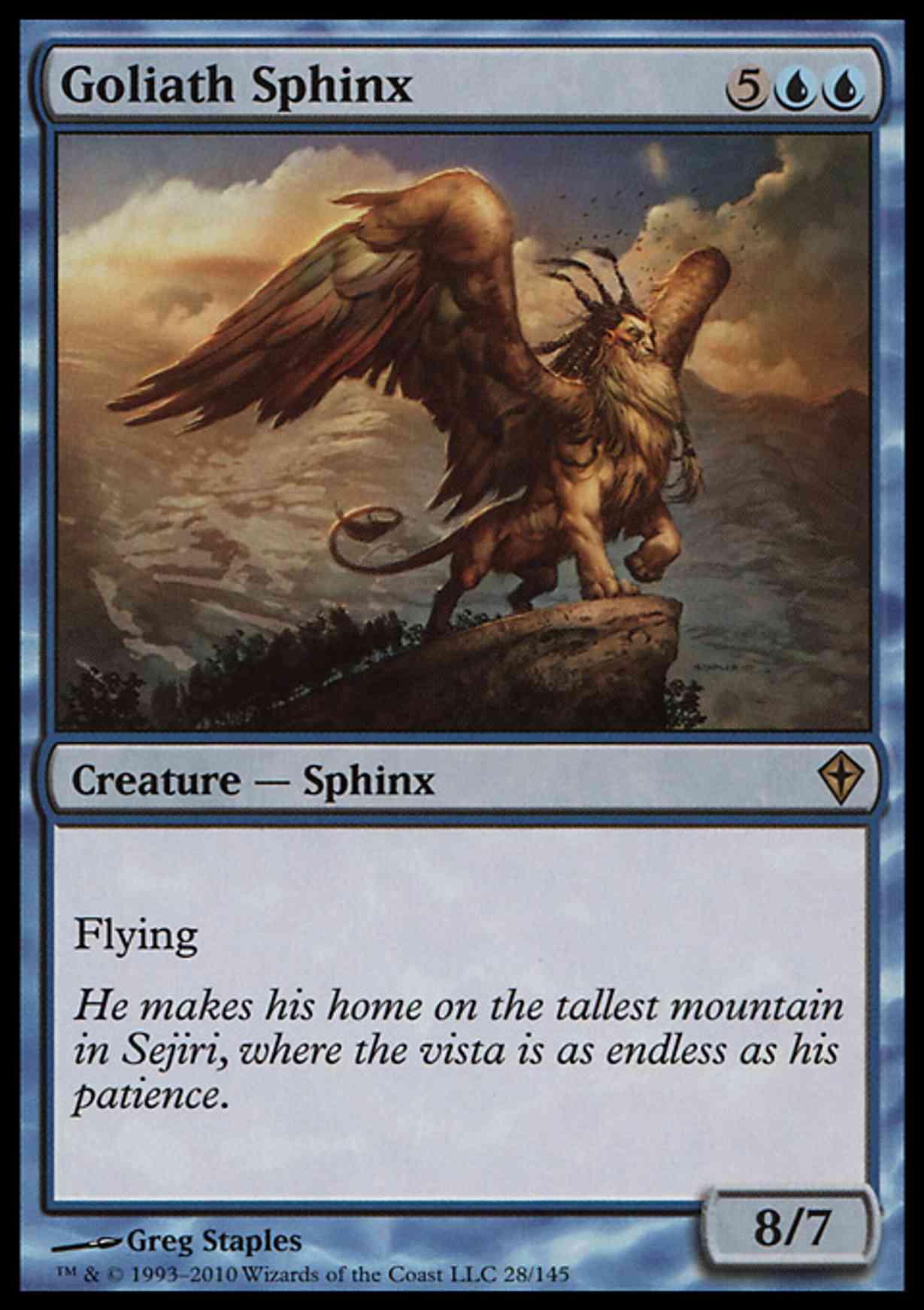 Goliath Sphinx Price from mtg Worldwake