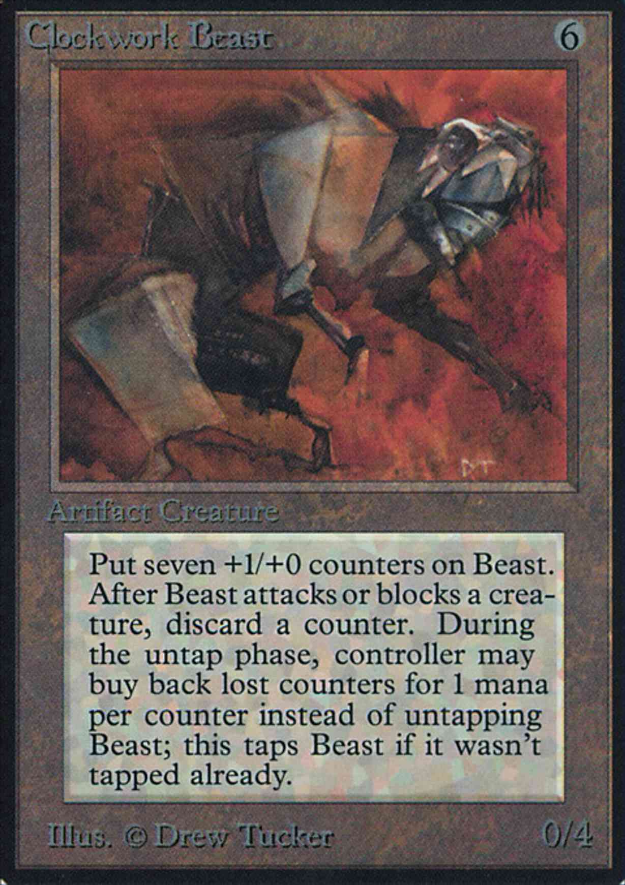 Clockwork Beast Price from mtg Limited Edition Alpha