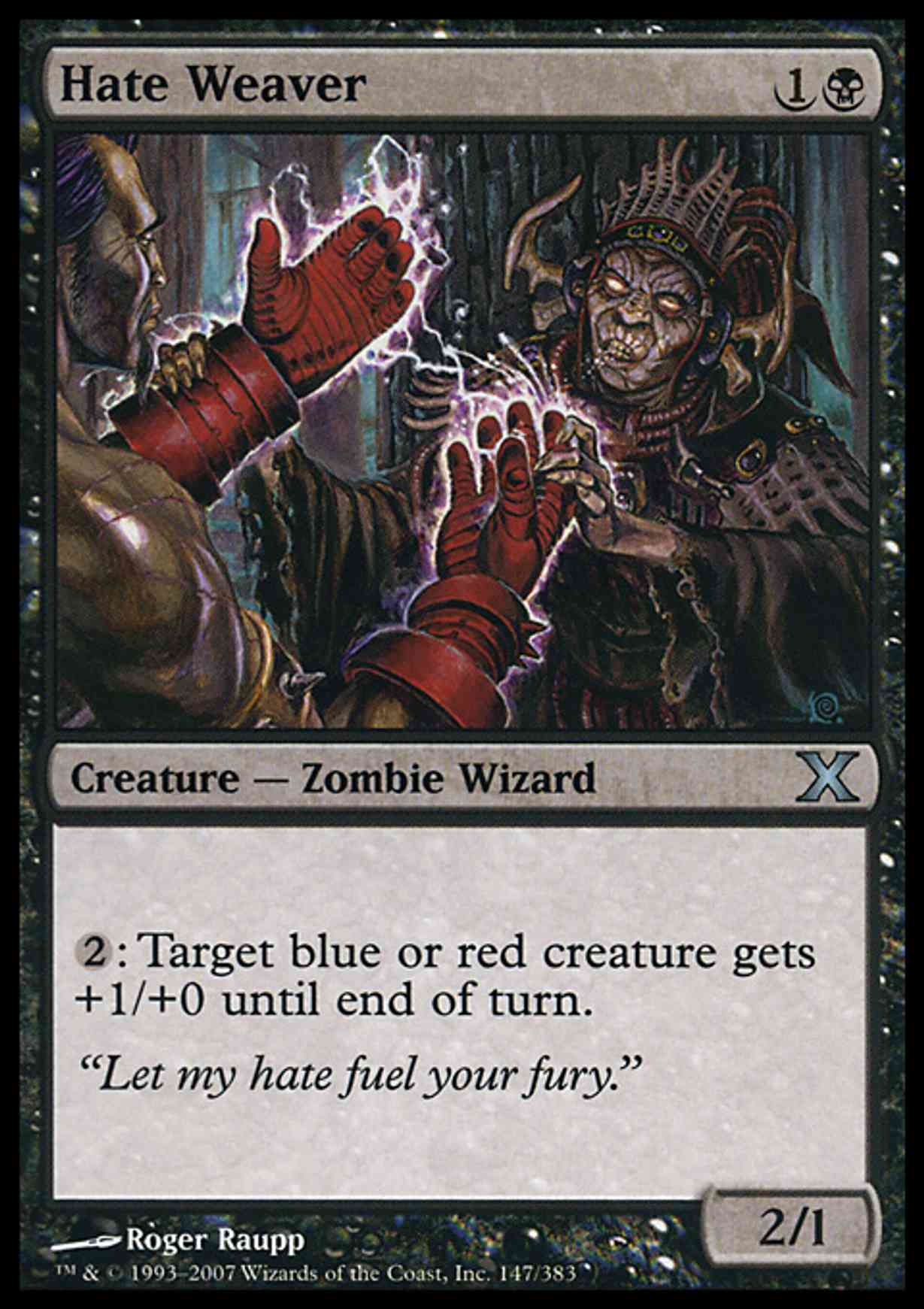 Hate Weaver Price from mtg Tenth Edition