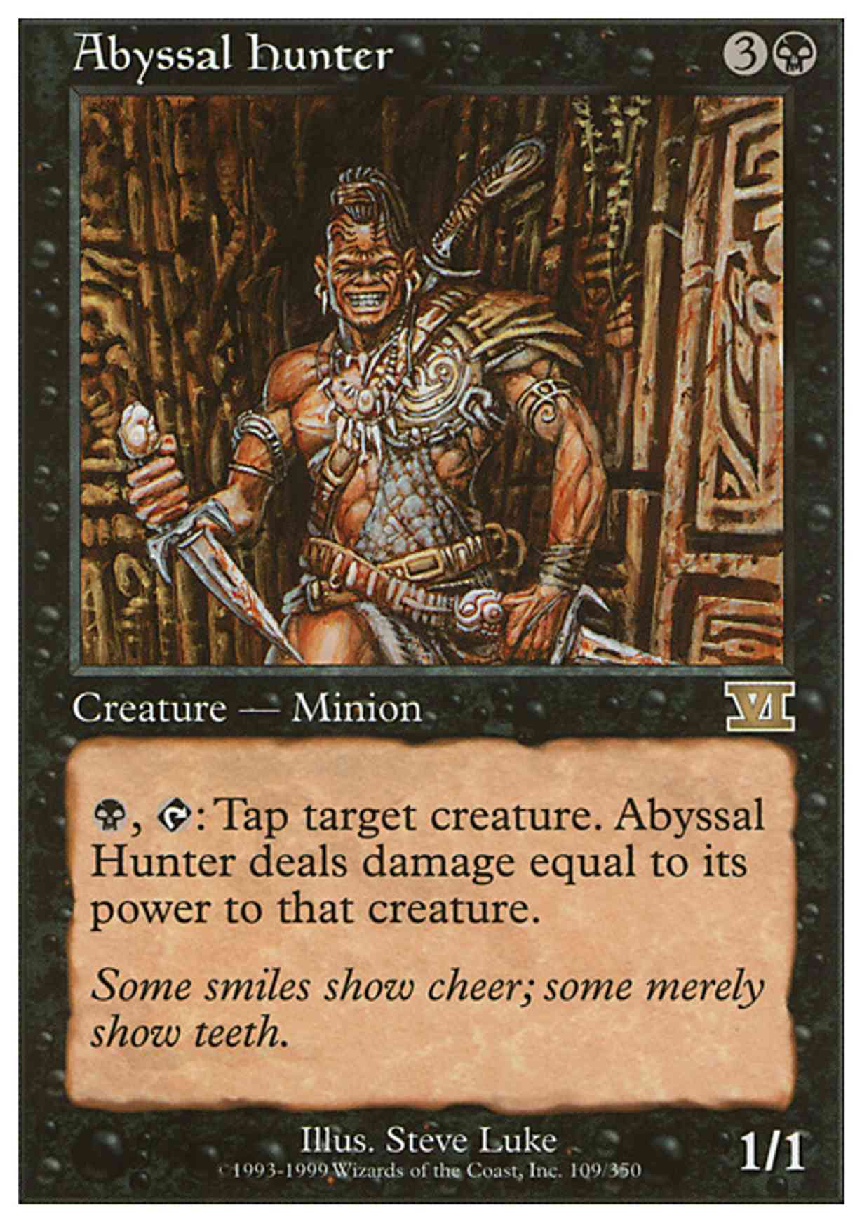 Abyssal Hunter Price from mtg Classic Sixth Edition
