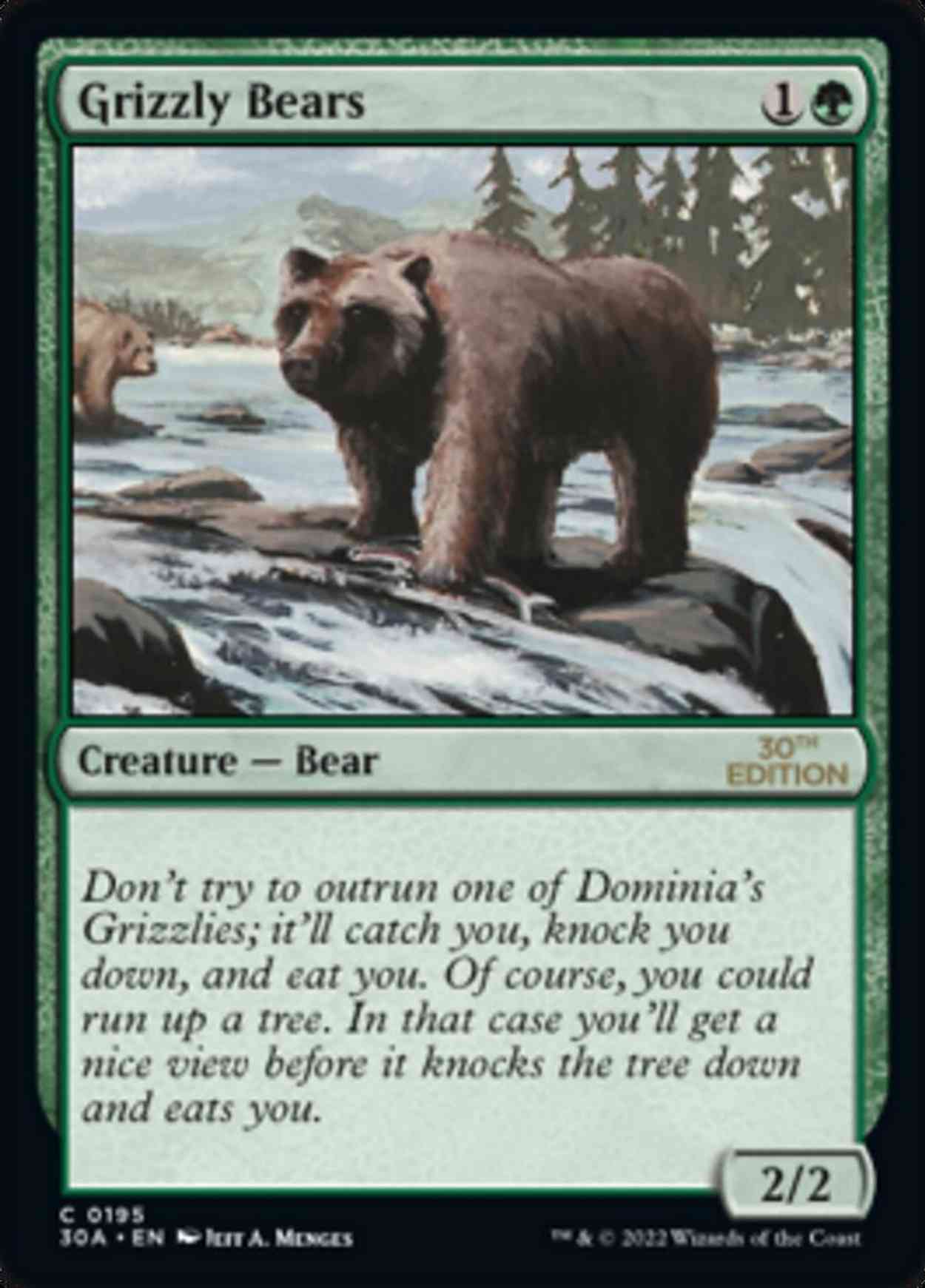 Grizzly Bears Price from mtg 30th Anniversary Edition