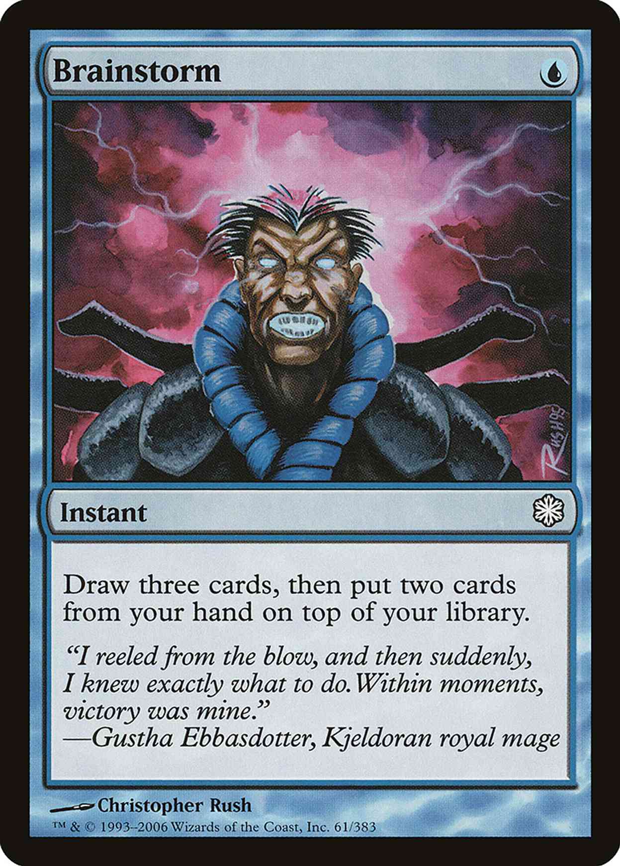 Brainstorm Price from mtg Coldsnap Theme Deck Reprints