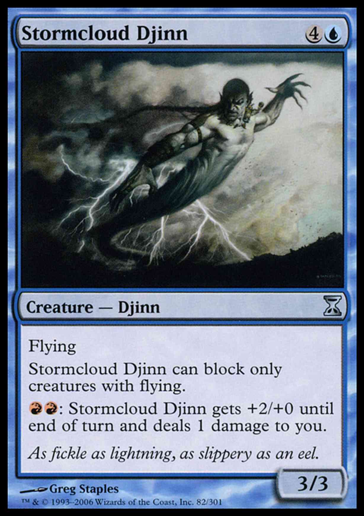 Stormcloud Djinn Price from mtg Time Spiral