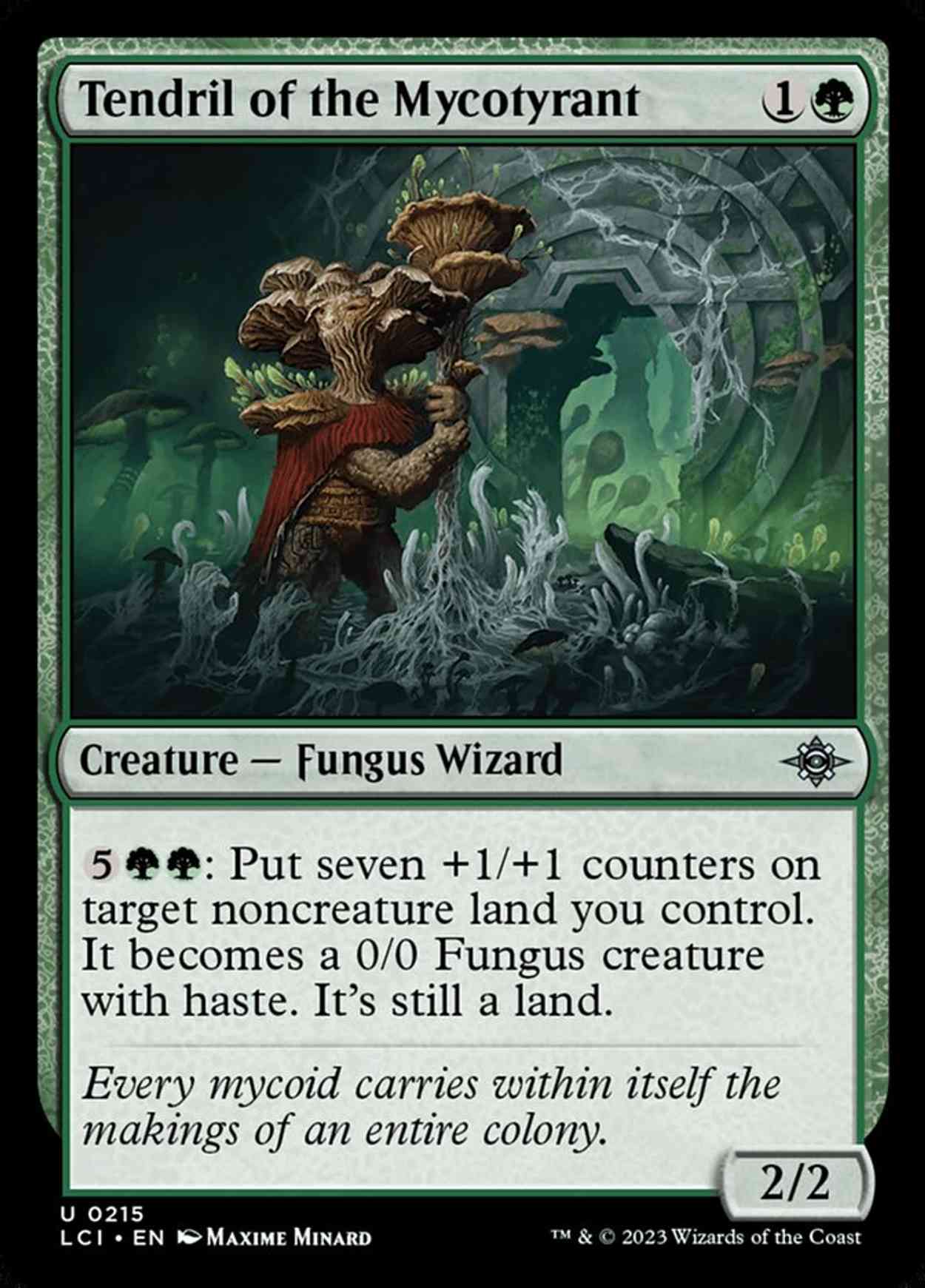 Tendril of the Mycotyrant Price from mtg The Lost Caverns of Ixalan