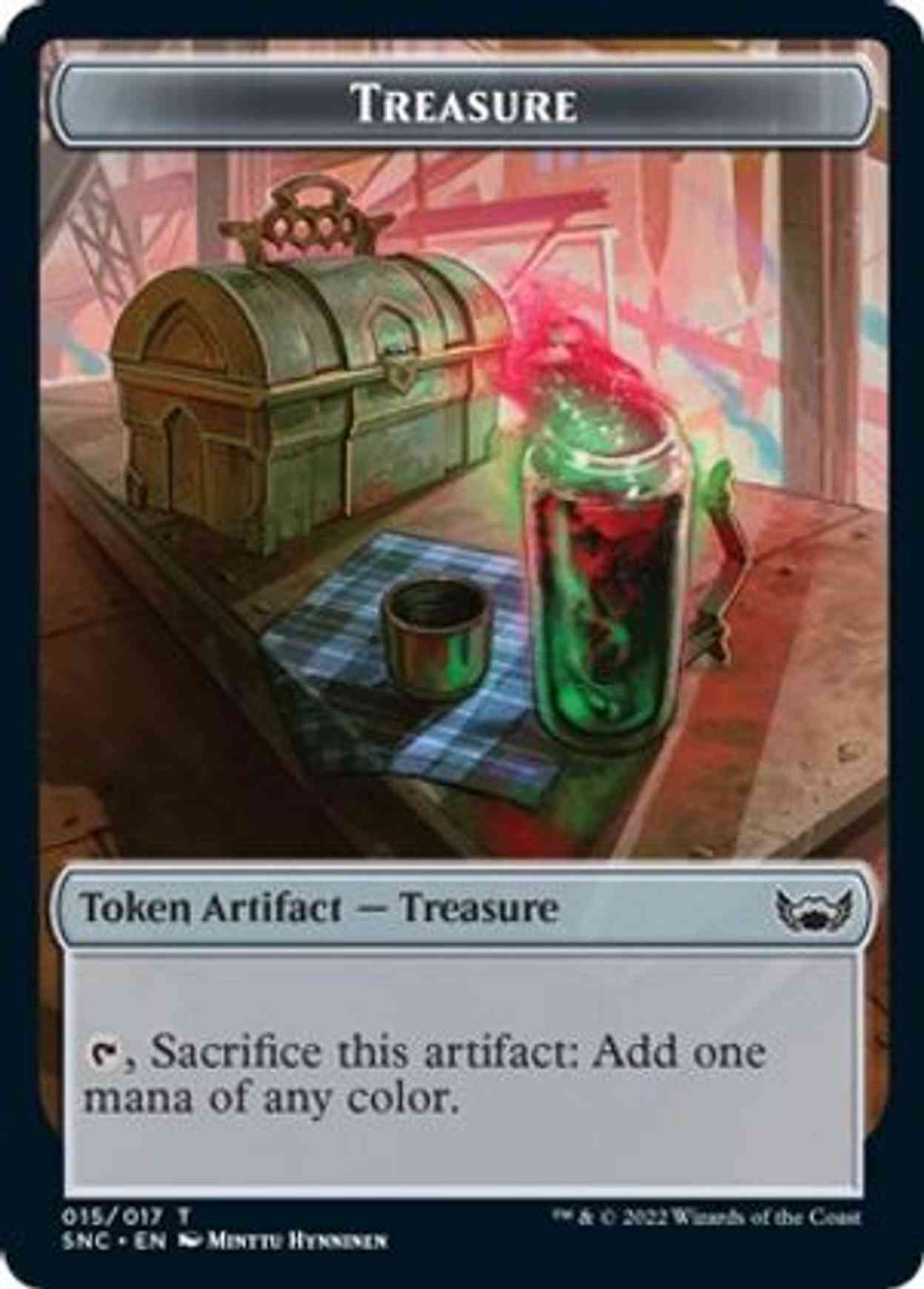 Treasure (015) // Citizen Double-sided Token Price from mtg Streets of ...