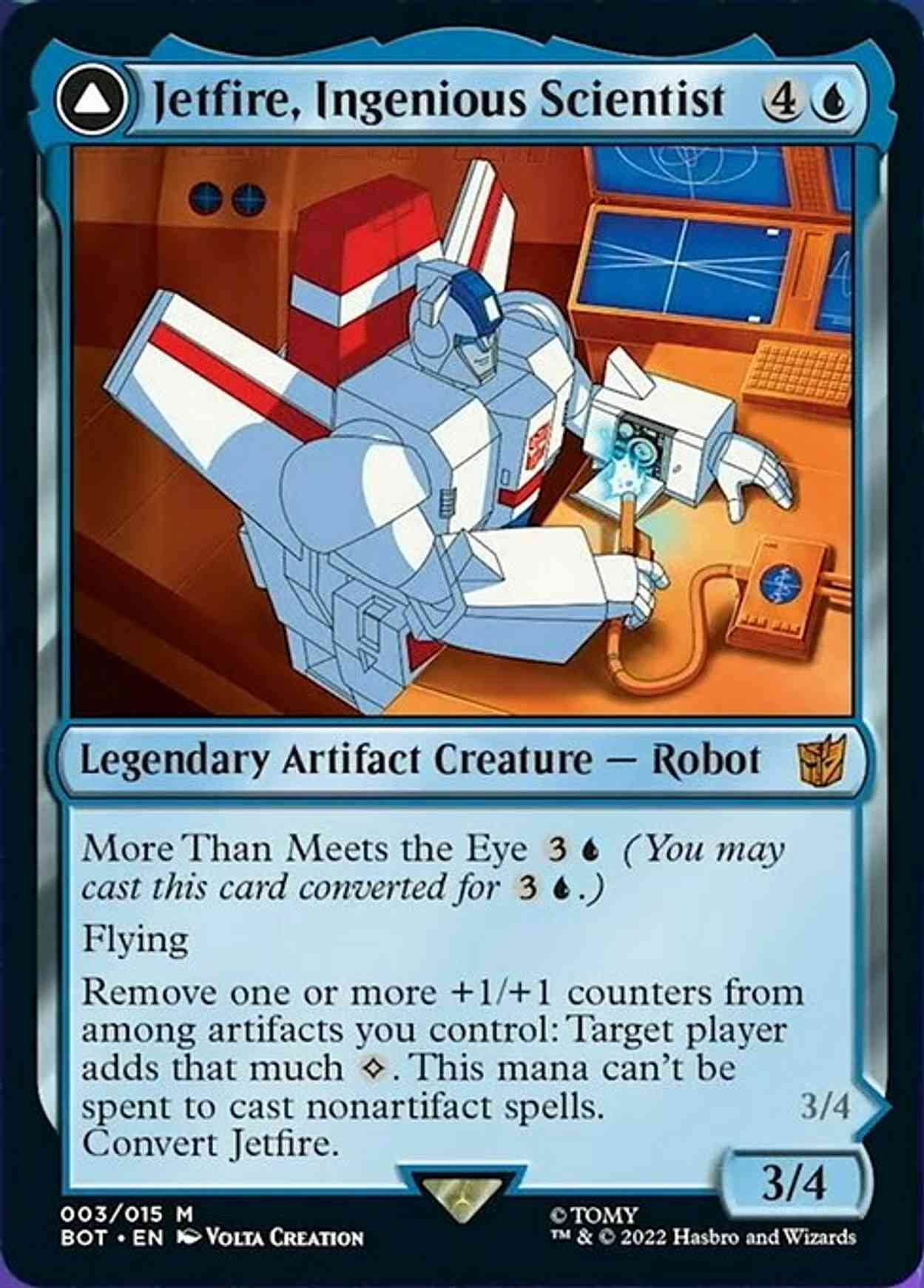 Jetfire, Ingenious Scientist Price from mtg Transformers