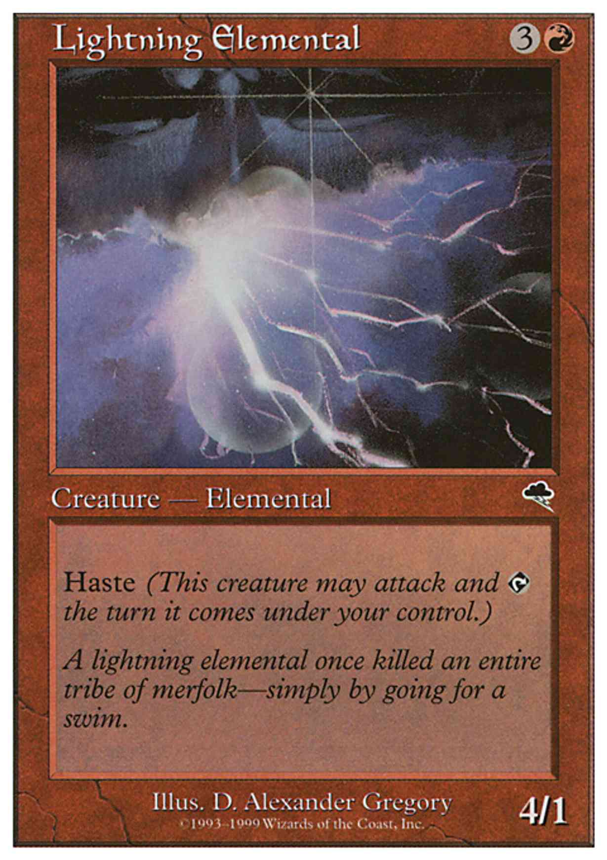 Lightning Elemental Price from mtg Battle Royale Box Set
